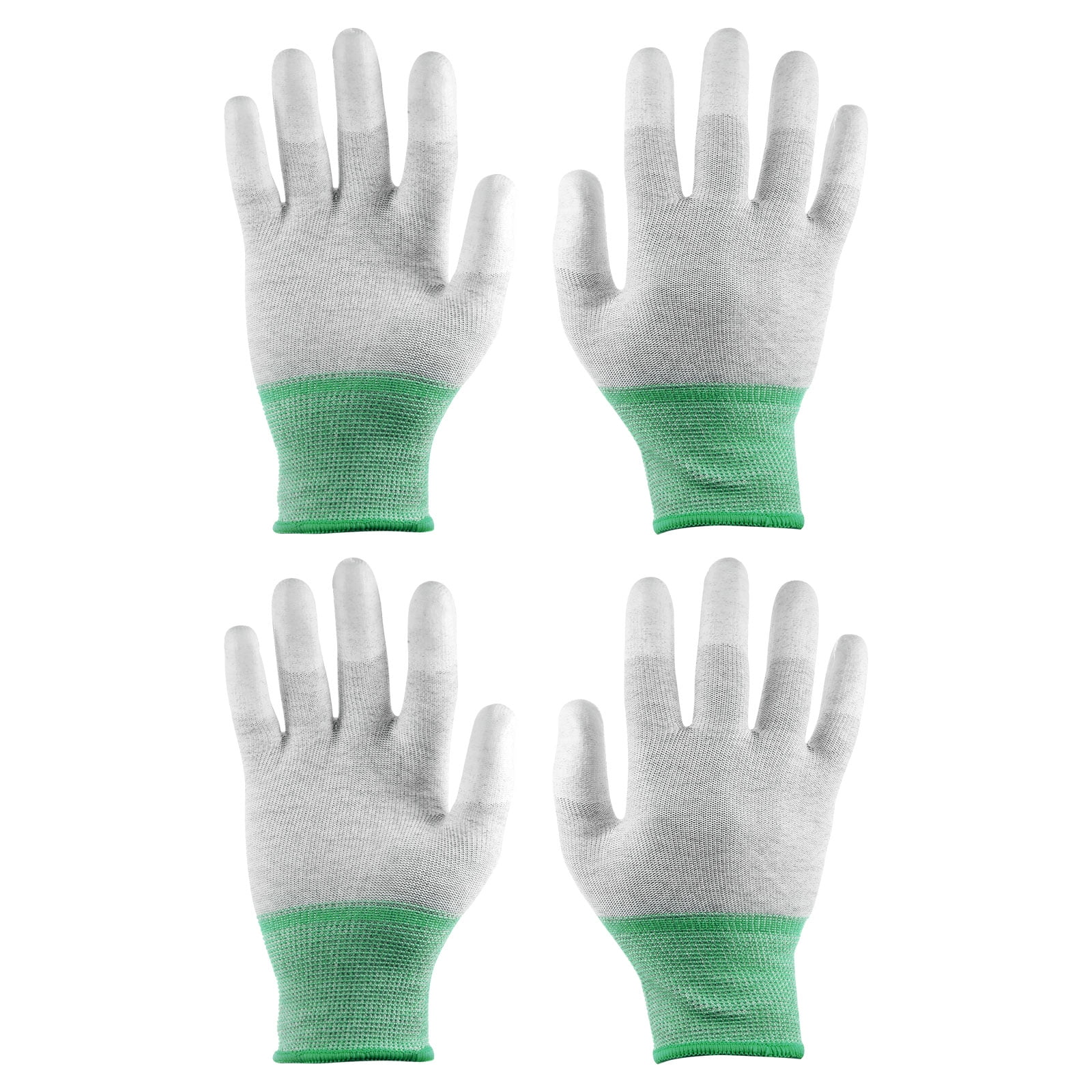 Uxcell 2Pairs ESD Anti Static Gloves 20cm Thickened PU Coated High ...