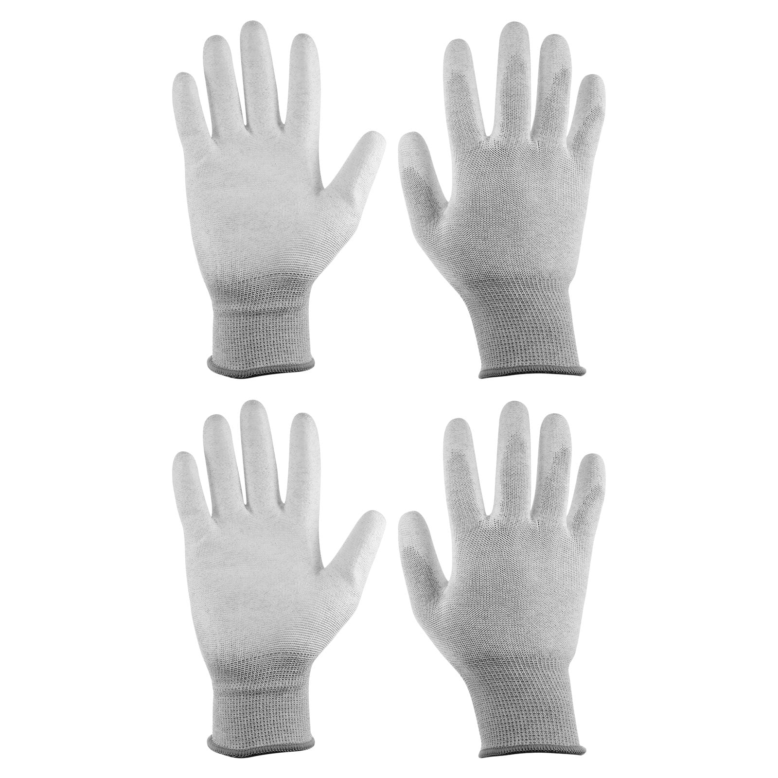 Uxcell 2Pairs ESD Anti Static Gloves 23cm PU Coated High Resistance ...