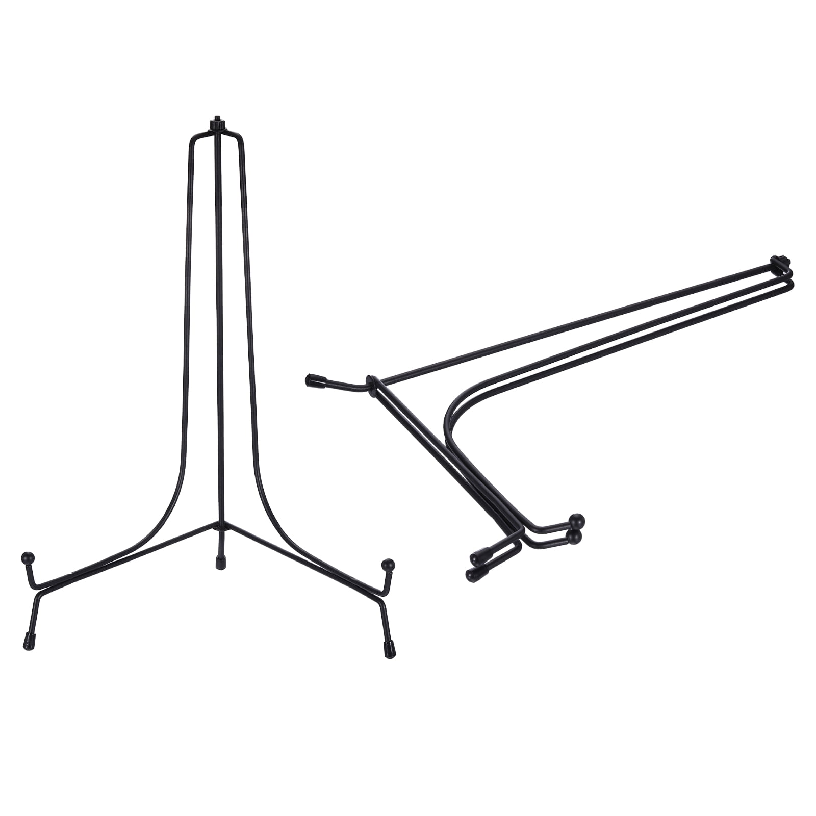Uxcell 2Pcs 12-inch Plate Stands for Display, Tabletop Metal Easel ...