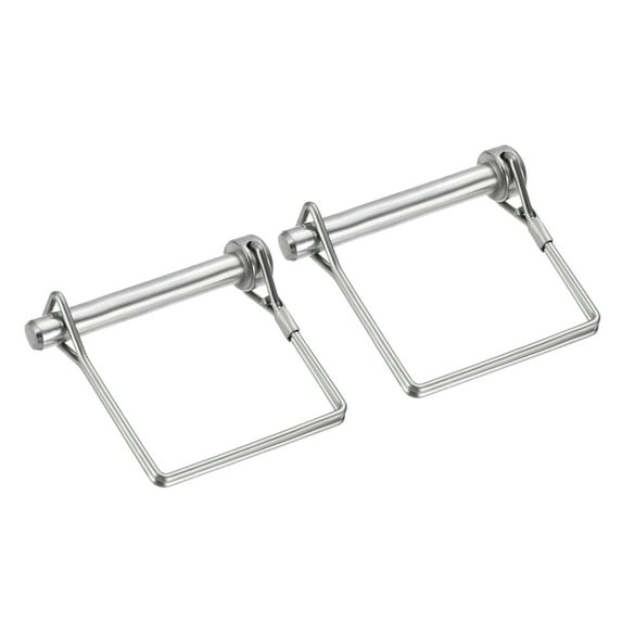Uxcell 2Pcs 304 Stainless Steel Square Shaft Locking Pins, 2/7" x 2/5 ...