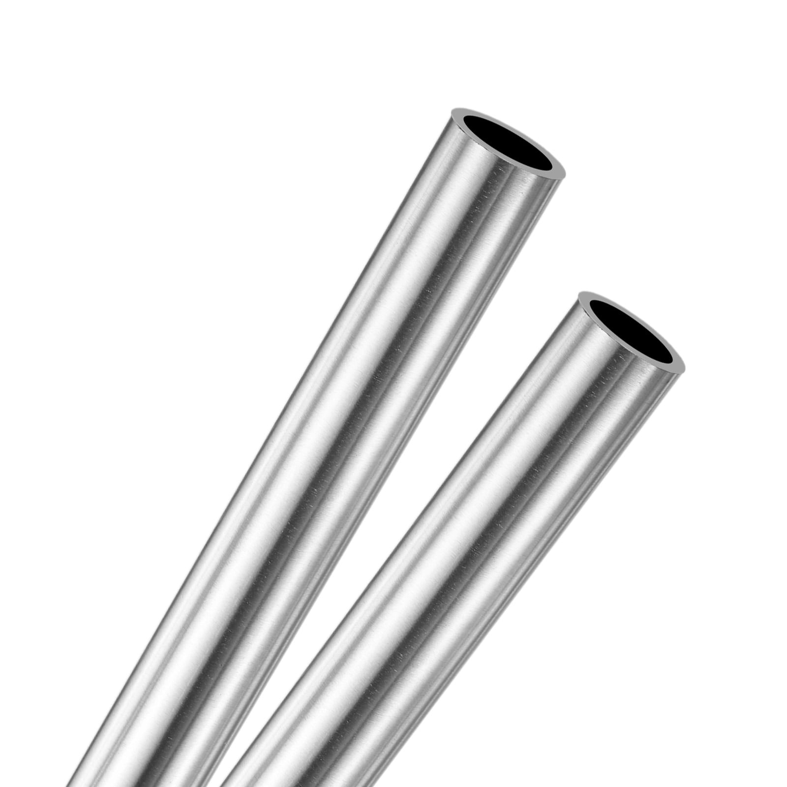 Uxcell 2Pcs 304 Stainless Steel Tube, 8mm OD 0.8mm Wall Thick 300mm L ...