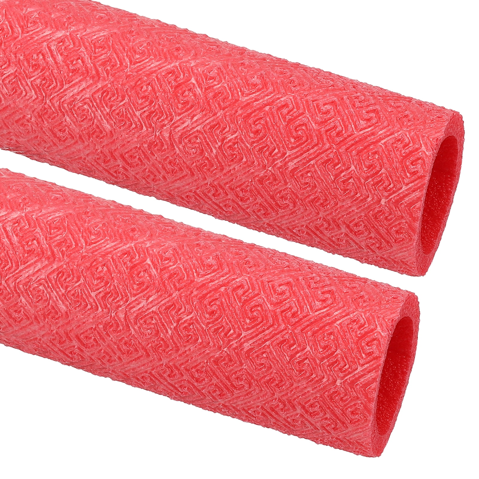 Uxcell 2Pcs 6.6Ft 1-1/4"ID 1-3/4"OD Pipe Insulation Foam Tube,Red ...