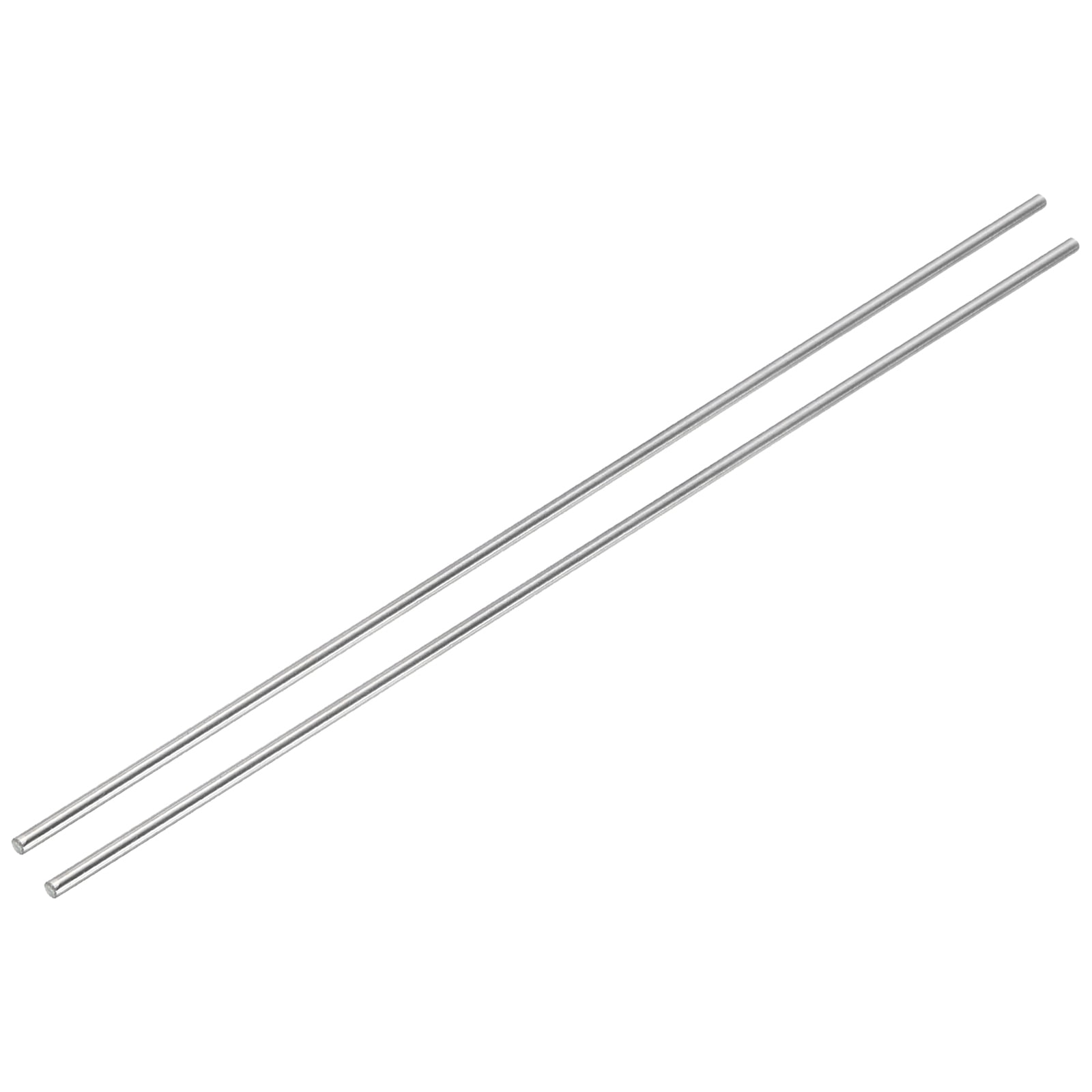Uxcell 2Pcs 6mm x 910mm 304 Stainless Steel Rods, Round Metal Solid Rod ...