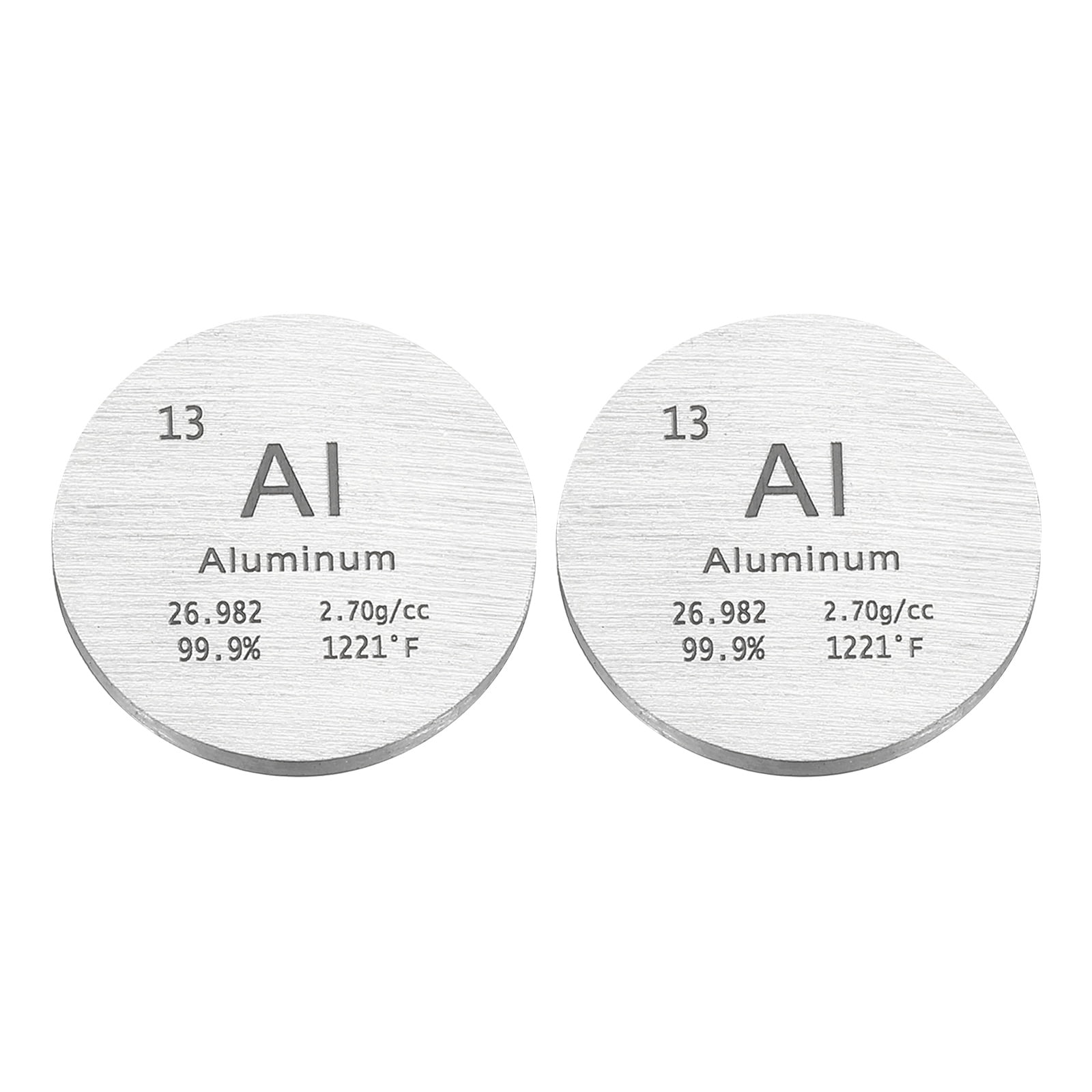 Uxcell 2Pcs Aluminum Disc, 0.8 inch Al Density Circle Sheets Plates ...