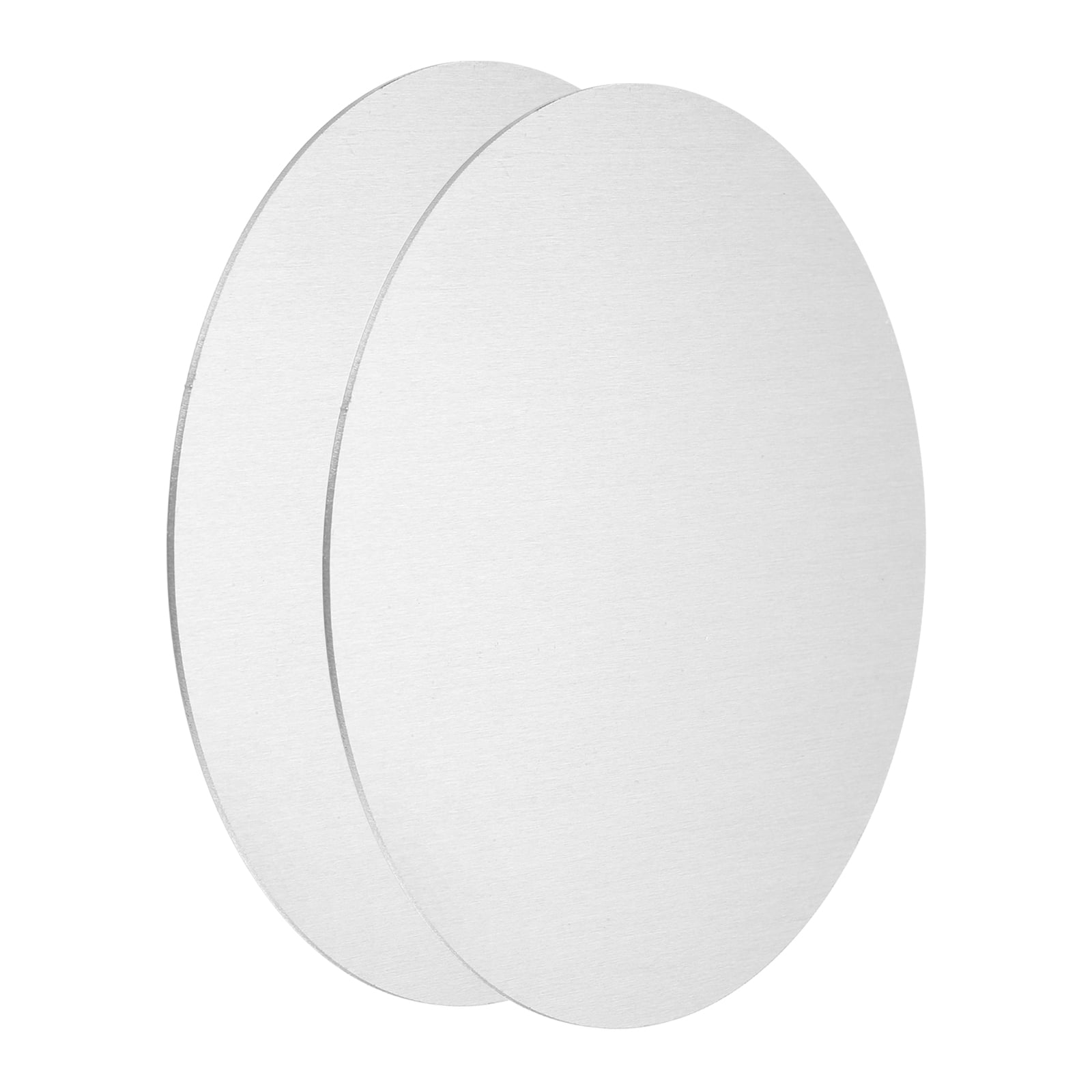 Uxcell 2Pcs Aluminum Disc, 4"(100mm) Diameter 0.02"(0.5mm) Thickness ...