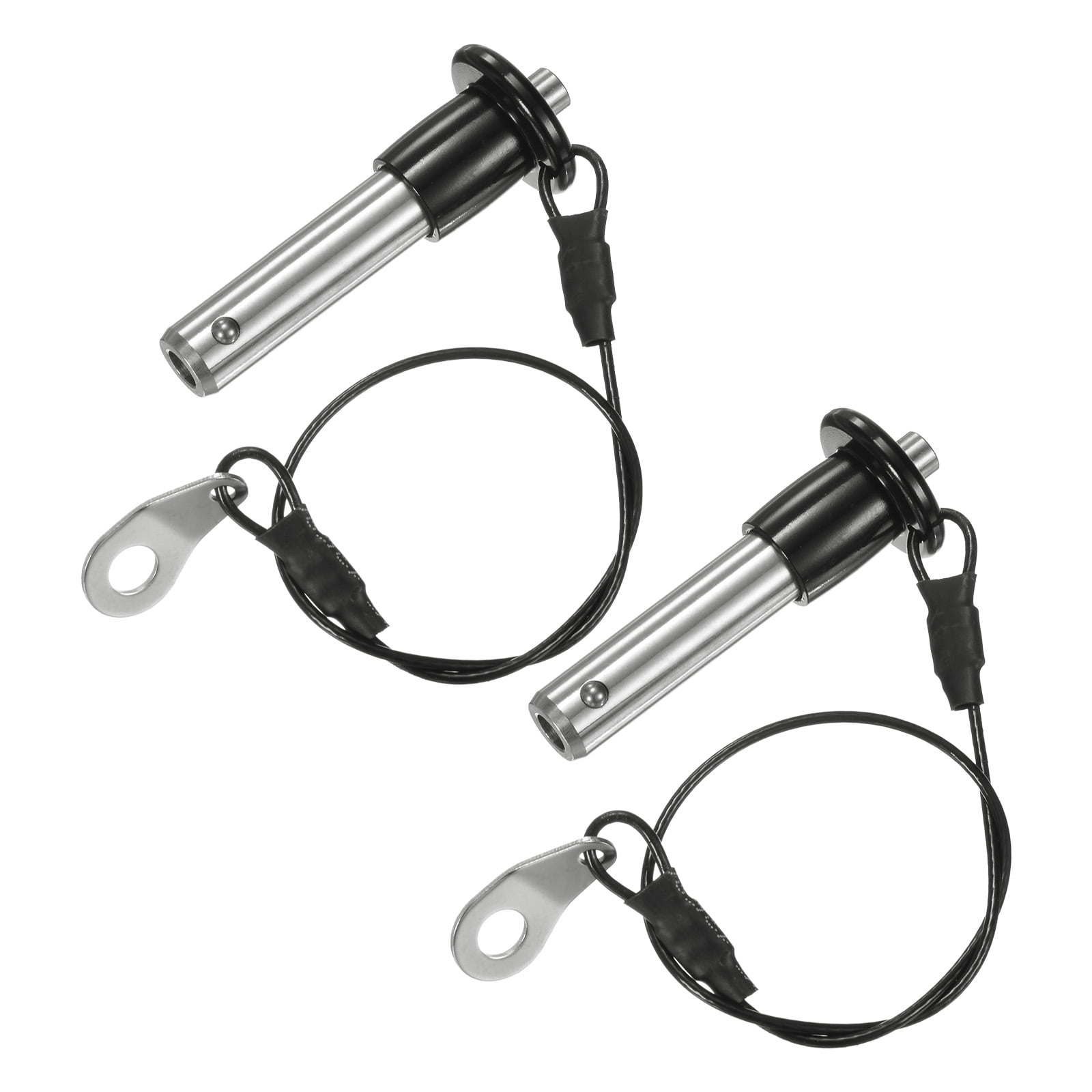 Uxcell 2Pcs Ball Locking Pin 10mm Dia 25mm Usage Length Button Handle ...