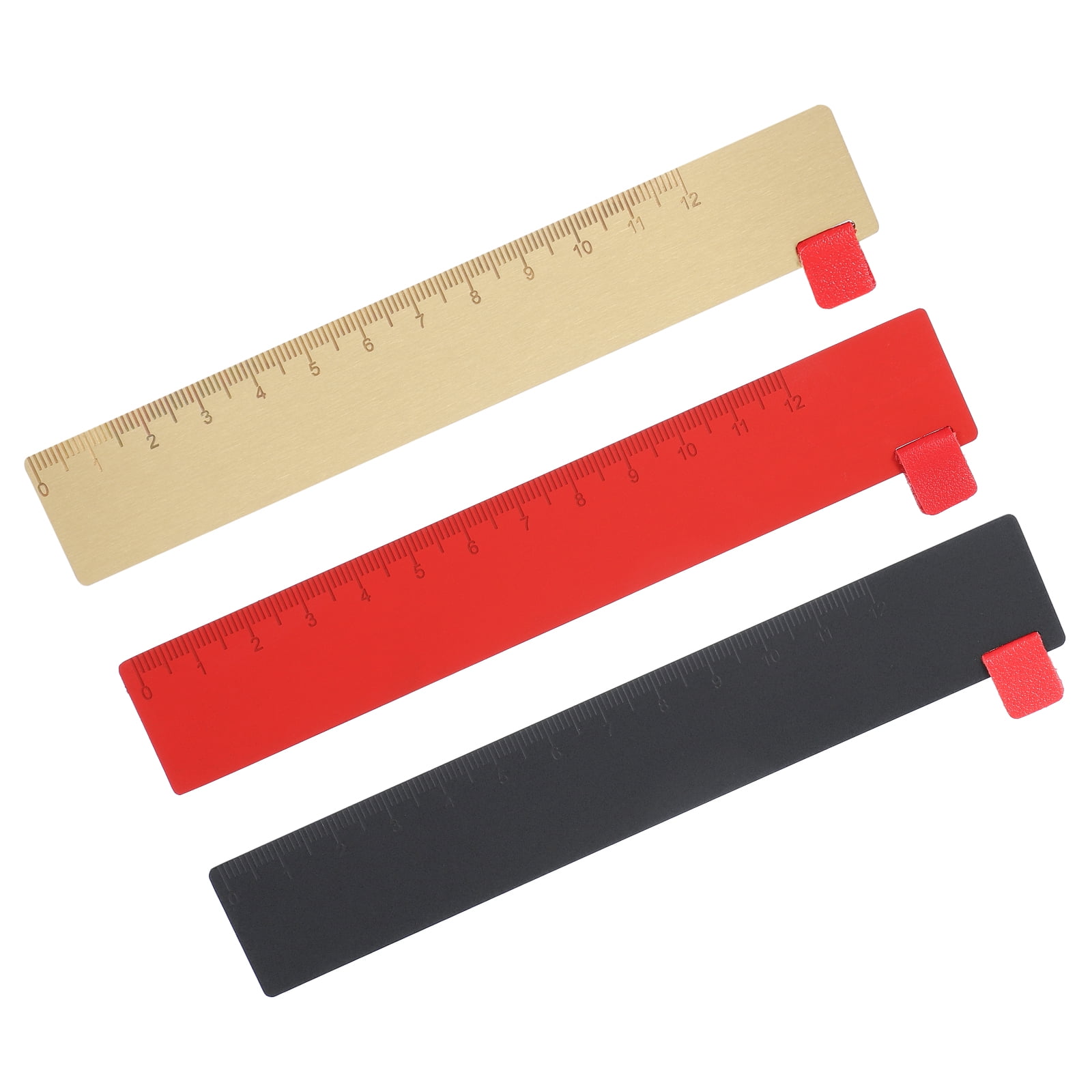 Uxcell 2Pcs Brass Bookmark Ruler, 5.9 Inch Copper Vintage Bookmarks for ...