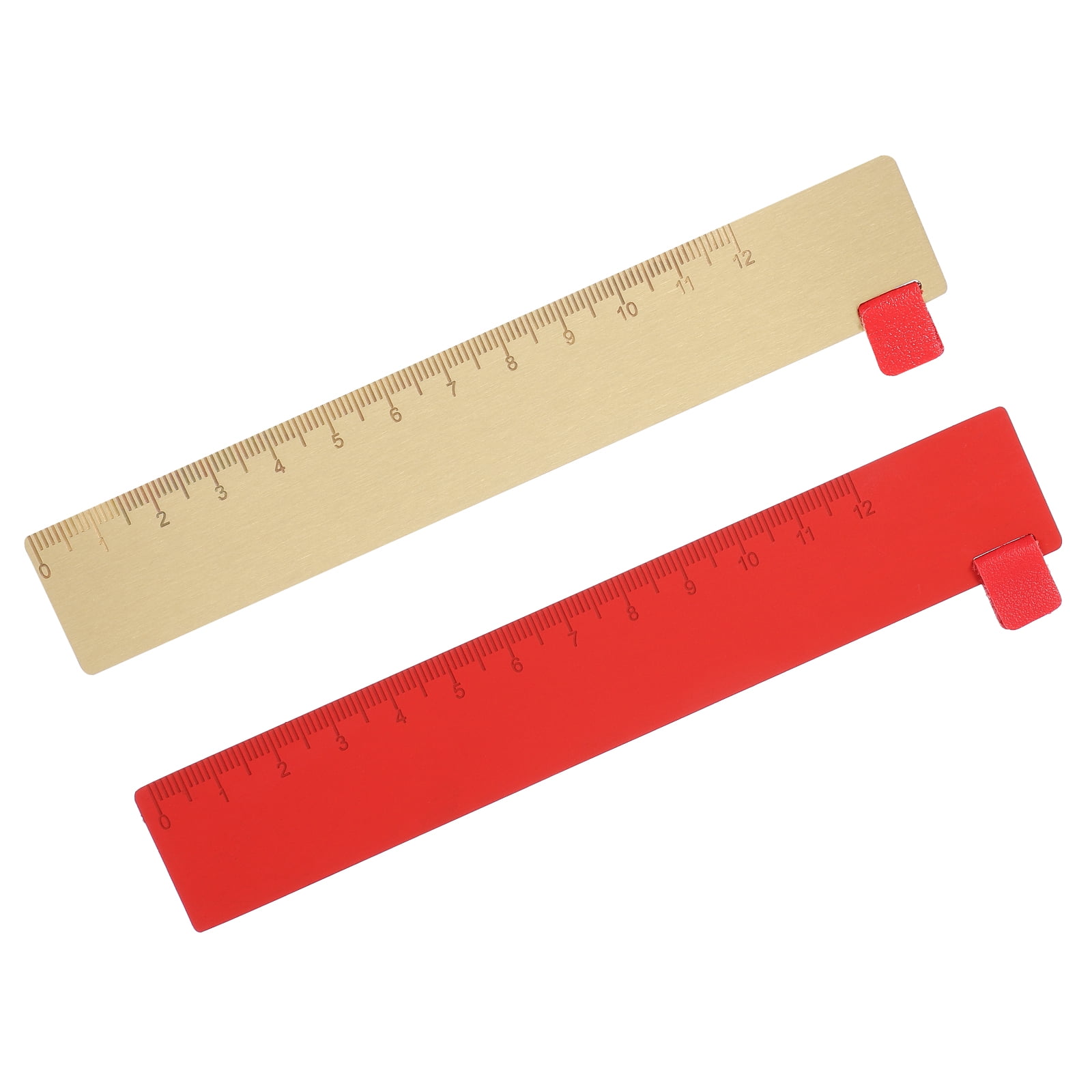 Uxcell 2Pcs Brass Bookmark Ruler, 5.9 Inch Copper Vintage Bookmarks for ...