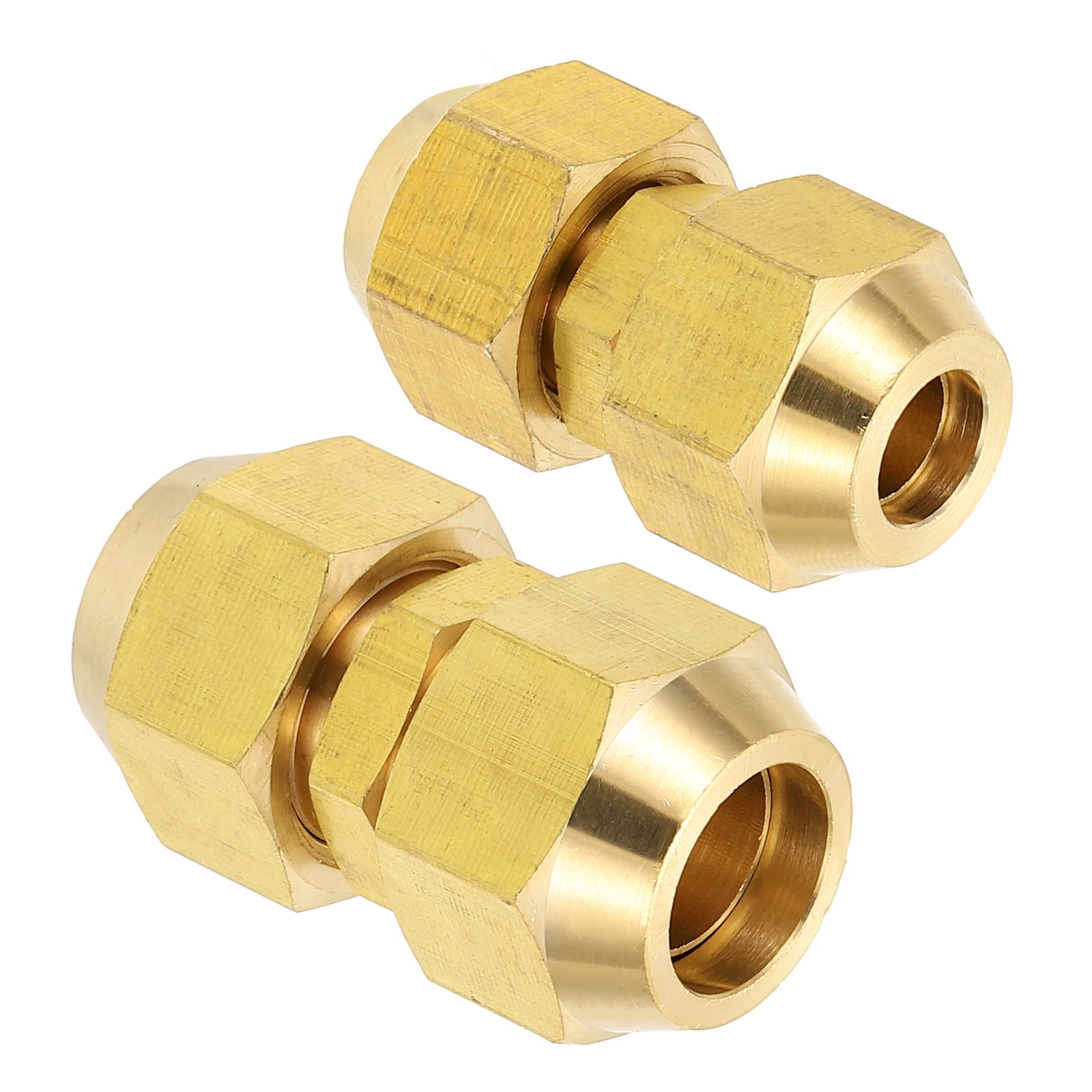 Uxcell 2Pcs Brass Pipe Extension Joint Connector for 3/8" and 5/8 ...
