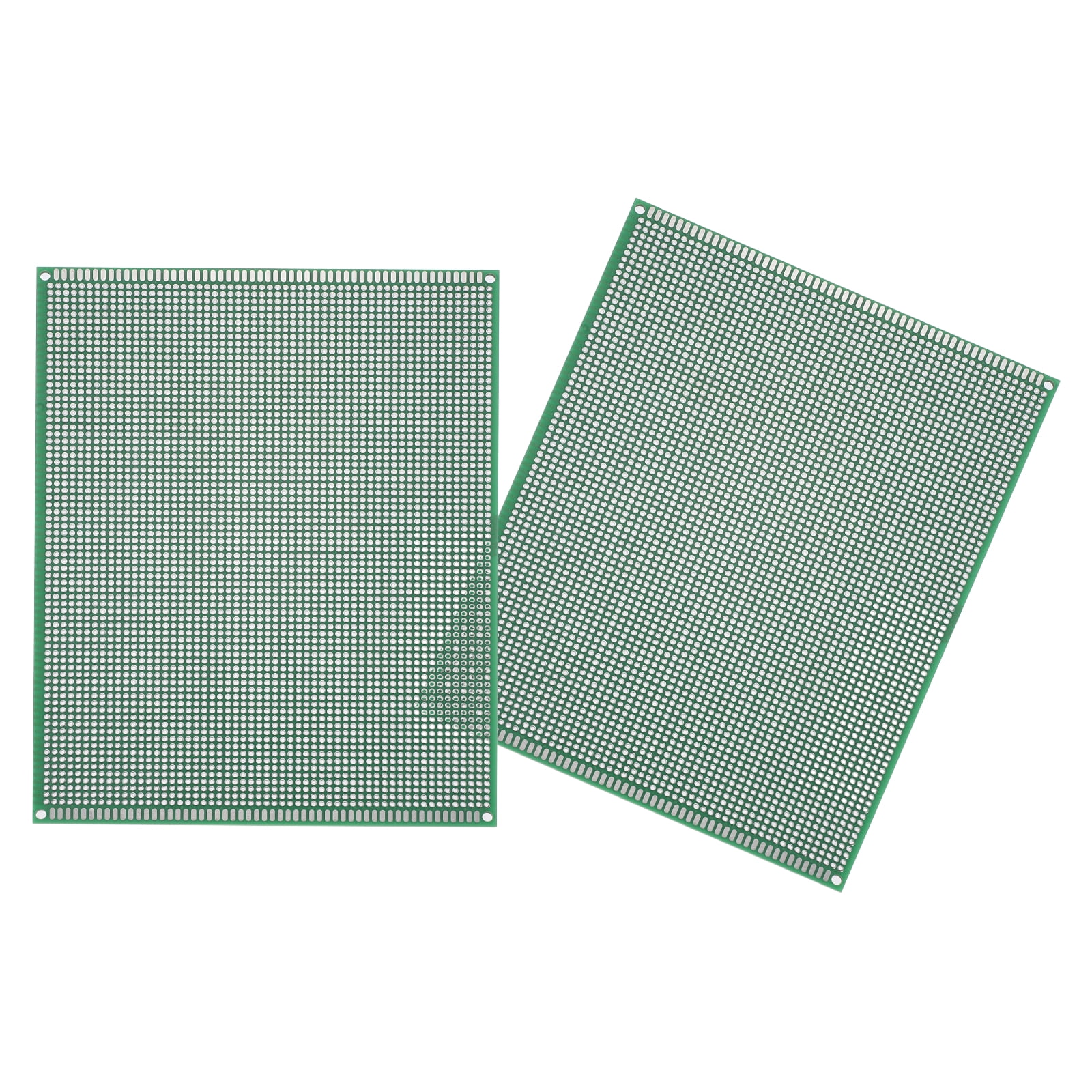 Uxcell 2Pcs Breadboard Solderable 200mm x 150mm Green Circuit PCB Board ...