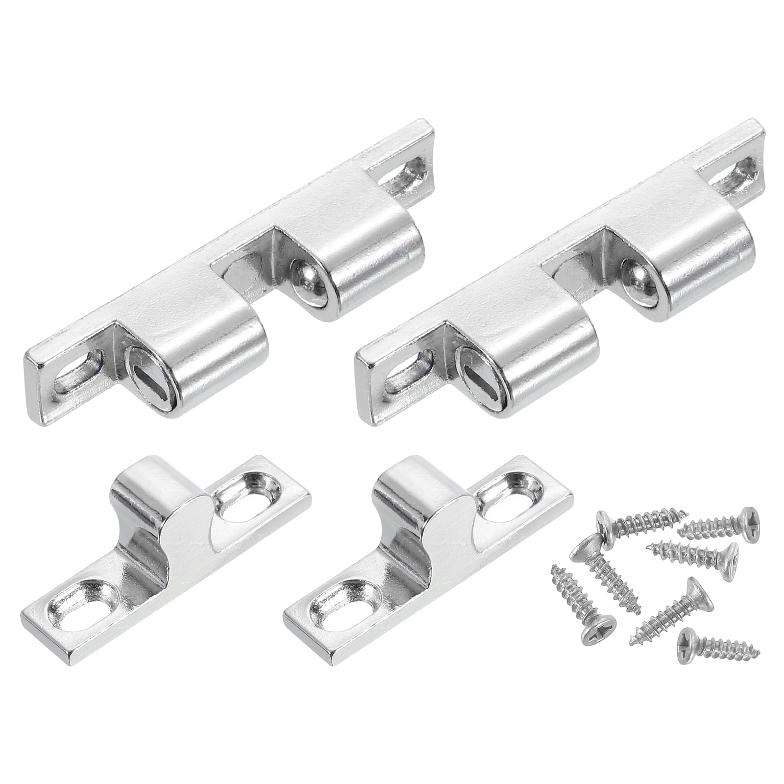 Uxcell 2Pcs Cabinet Latch Double Roller Catches, Lock Stop Catch Clamp ...