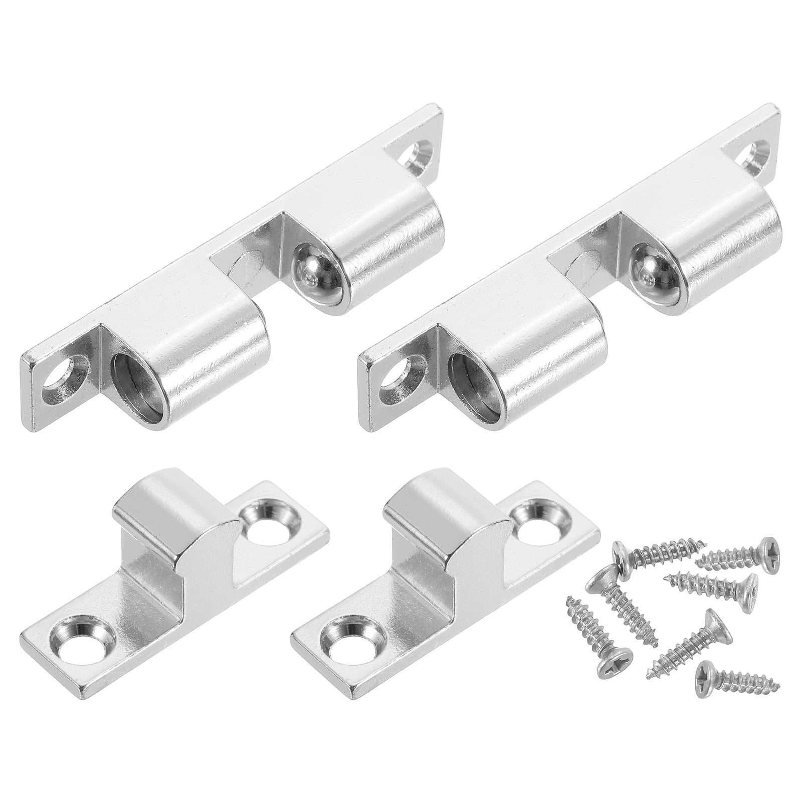 Uxcell 2Pcs Cabinet Latch Double Roller Catches, Lock Stop Catch Clamp ...