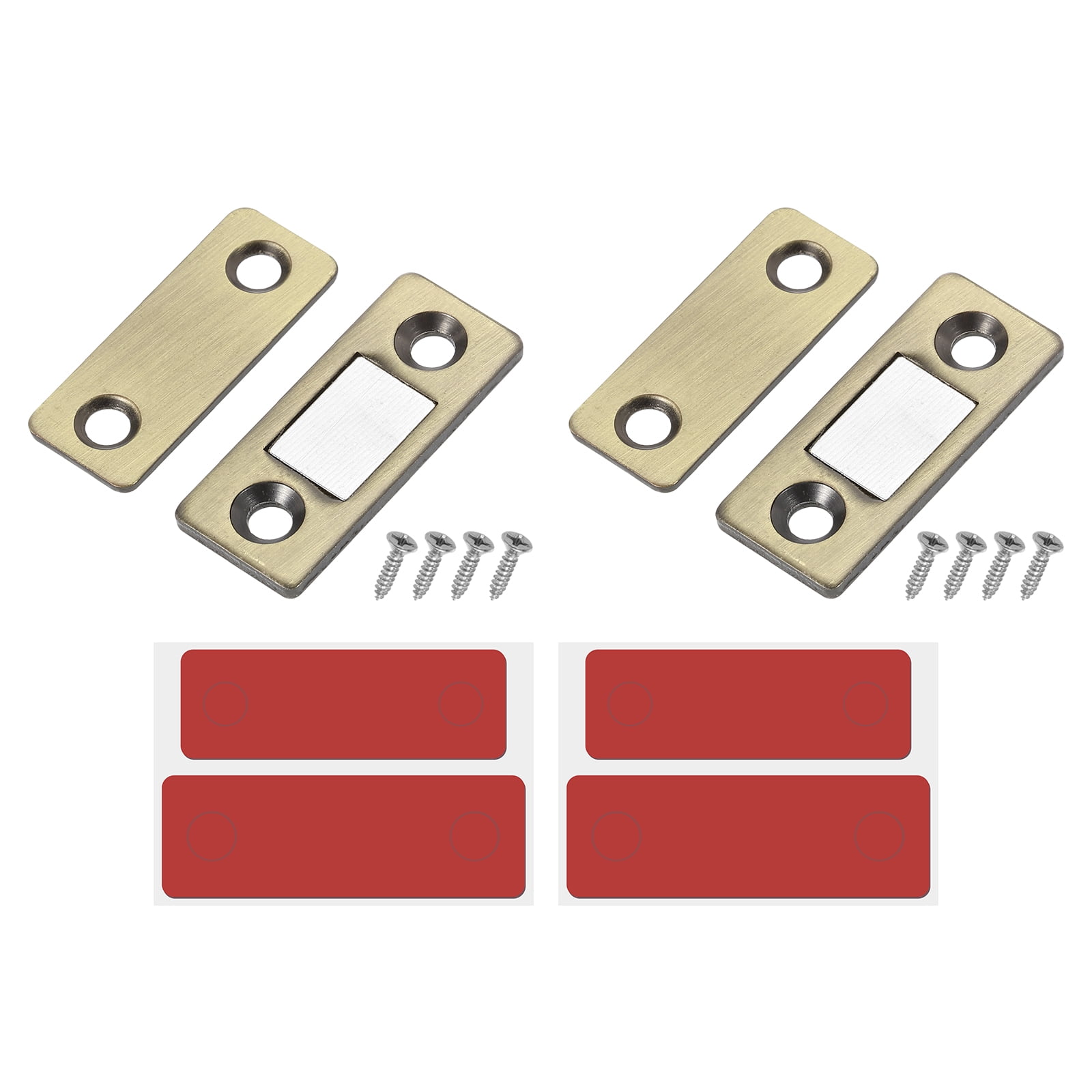 Uxcell 2Pcs Cabinet Magnet Latch, Adhesive Drawer Latch Magnetic ...