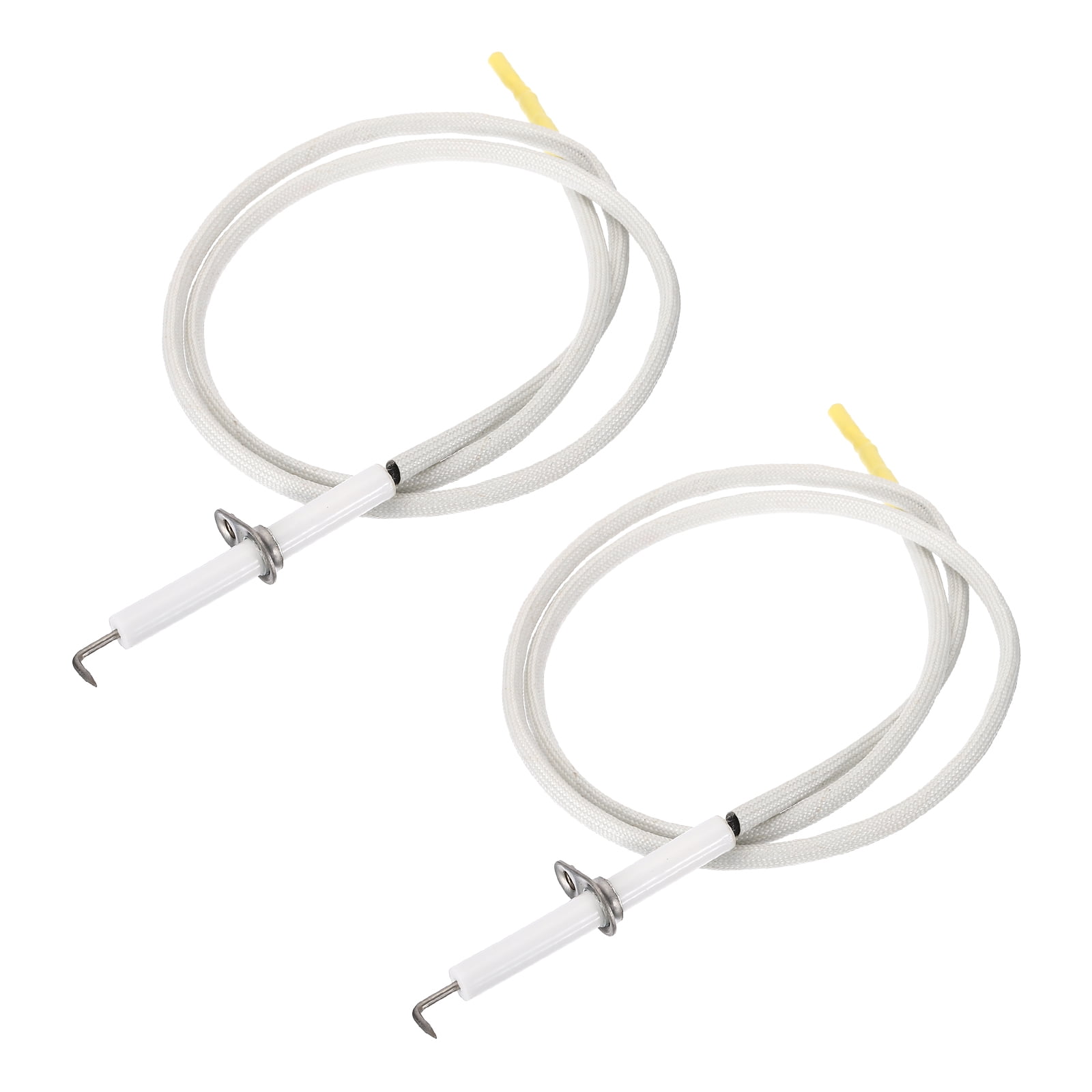 Uxcell 2Pcs Ceramic Spark Electrode Igniter with Wire Lead Replacement ...
