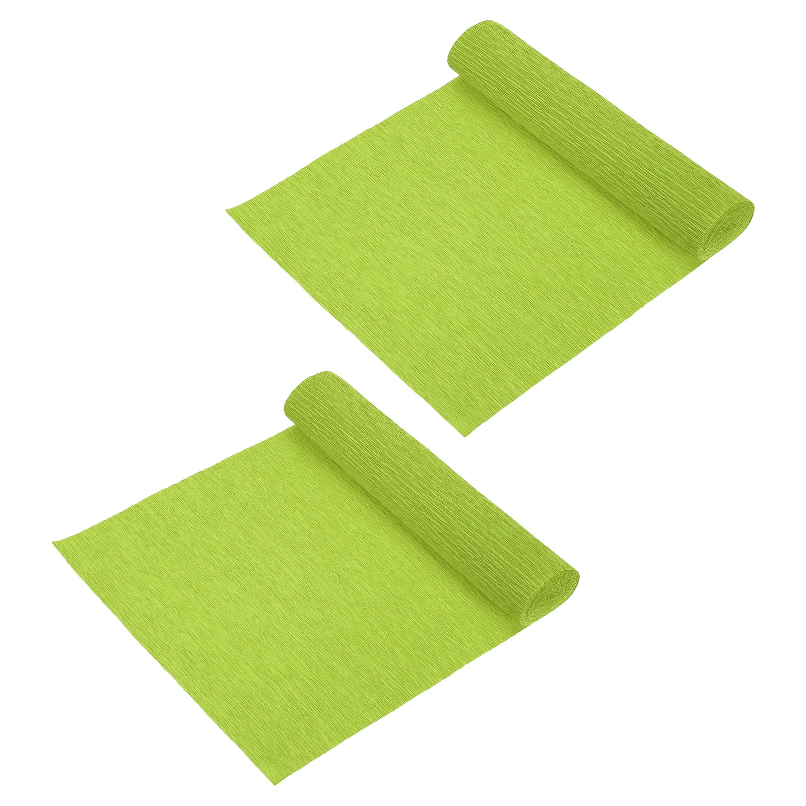Uxcell 2Pcs Crepe Paper Roll, 10 x 98 Inch Wide Crepe Sheets Streamer ...