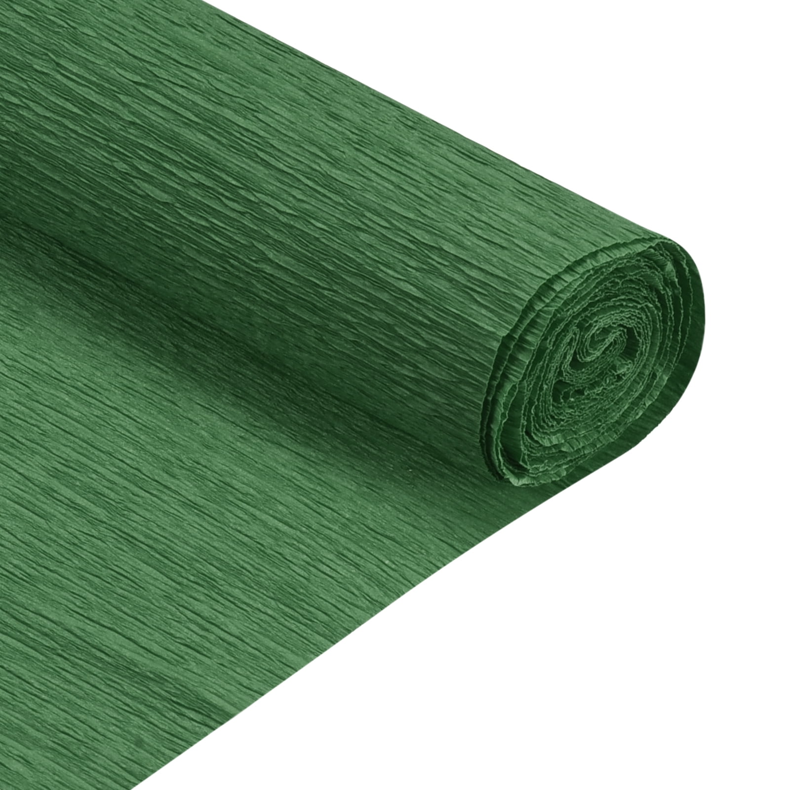 Uxcell 2Pcs Crepe Paper Roll Crepe Paper Various Decoration 6.9ft Long 20 inch Wide, Dark Green ...