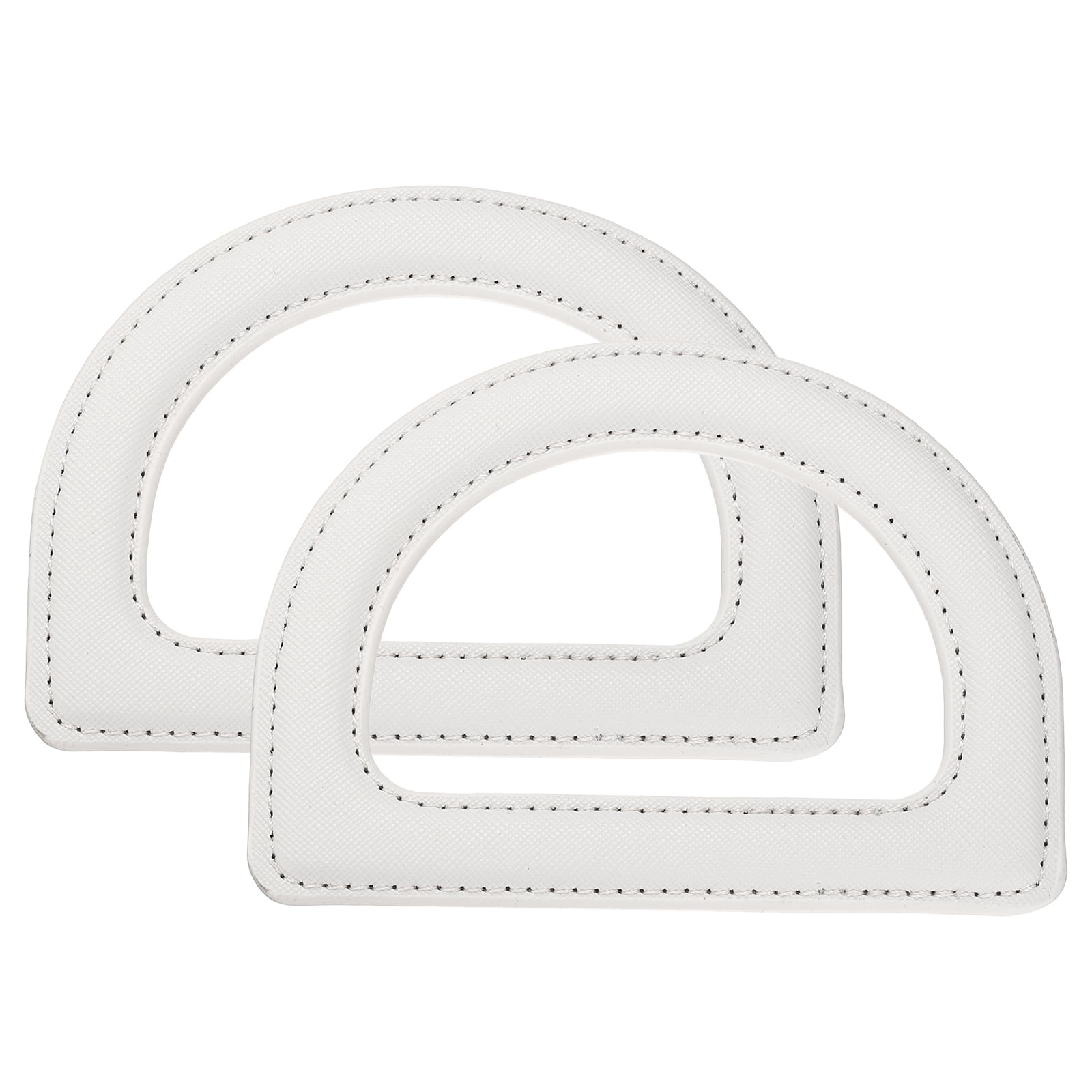 Uxcell 2Pcs D Ring PU Leather Purse Handle, Purse Handle Replacement ...