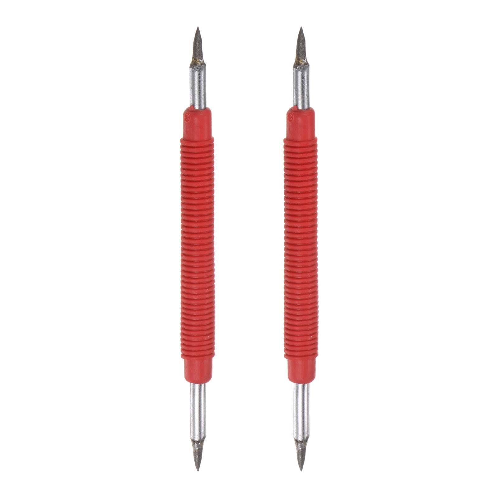 Uxcell 2Pcs Double Head Tungsten Carbide Tip Scriber with Ring Alloy ...