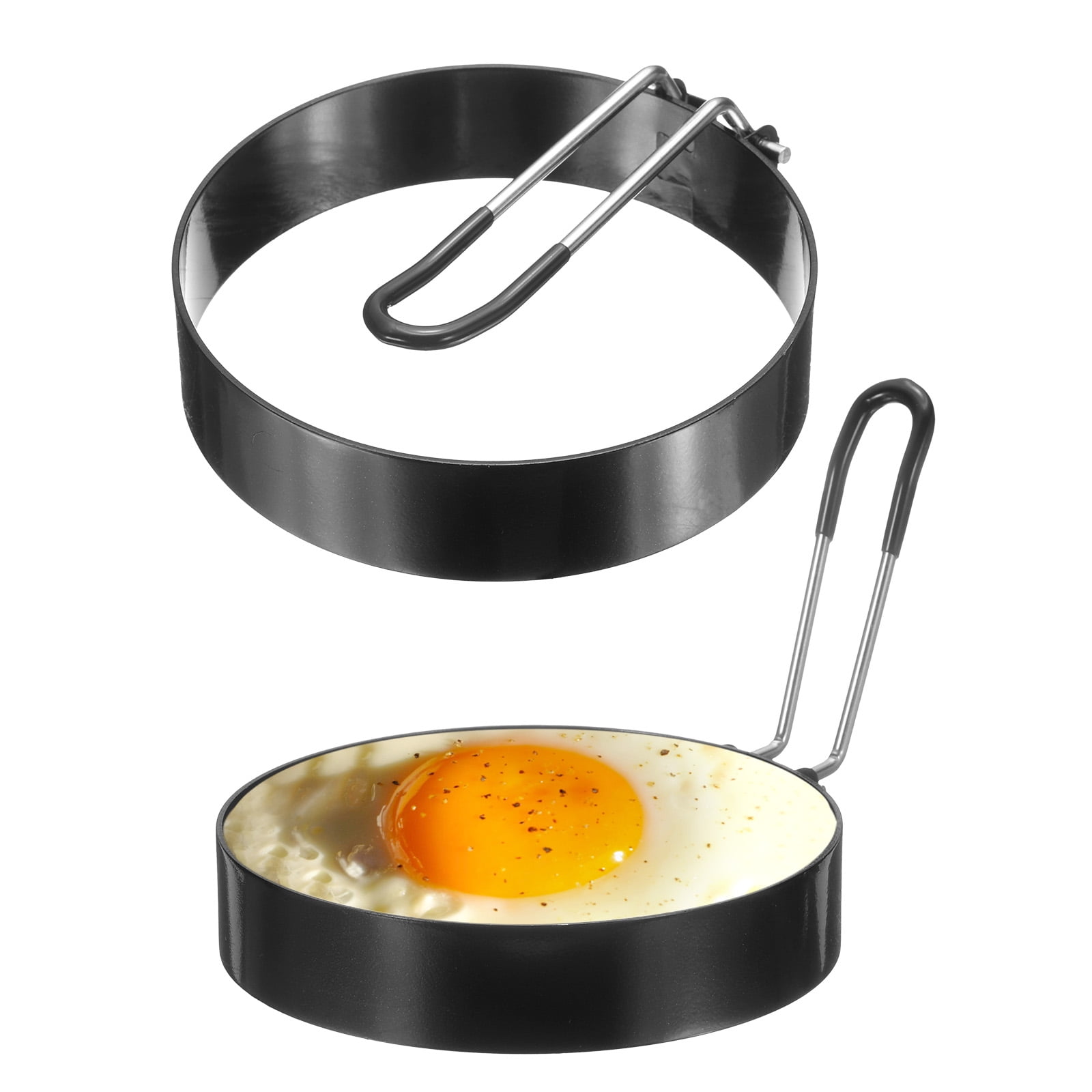 Uxcell 2Pcs Egg Rings 3.5" Stainless Steel Nonstick Cooking Ring for ...