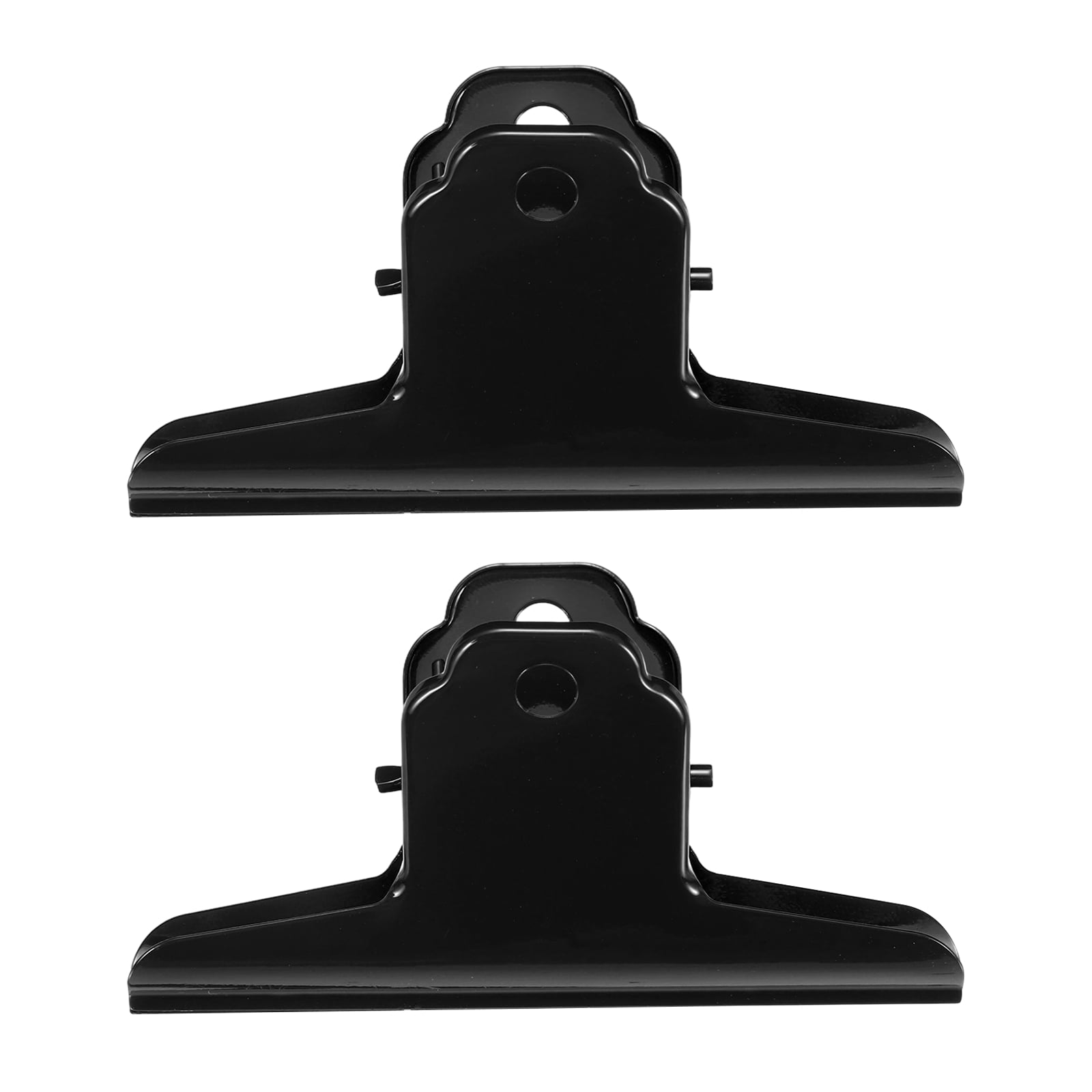 Uxcell 2Pcs Extra Large Binder Clips, 3.9" Metal Chip Clips Paper ...