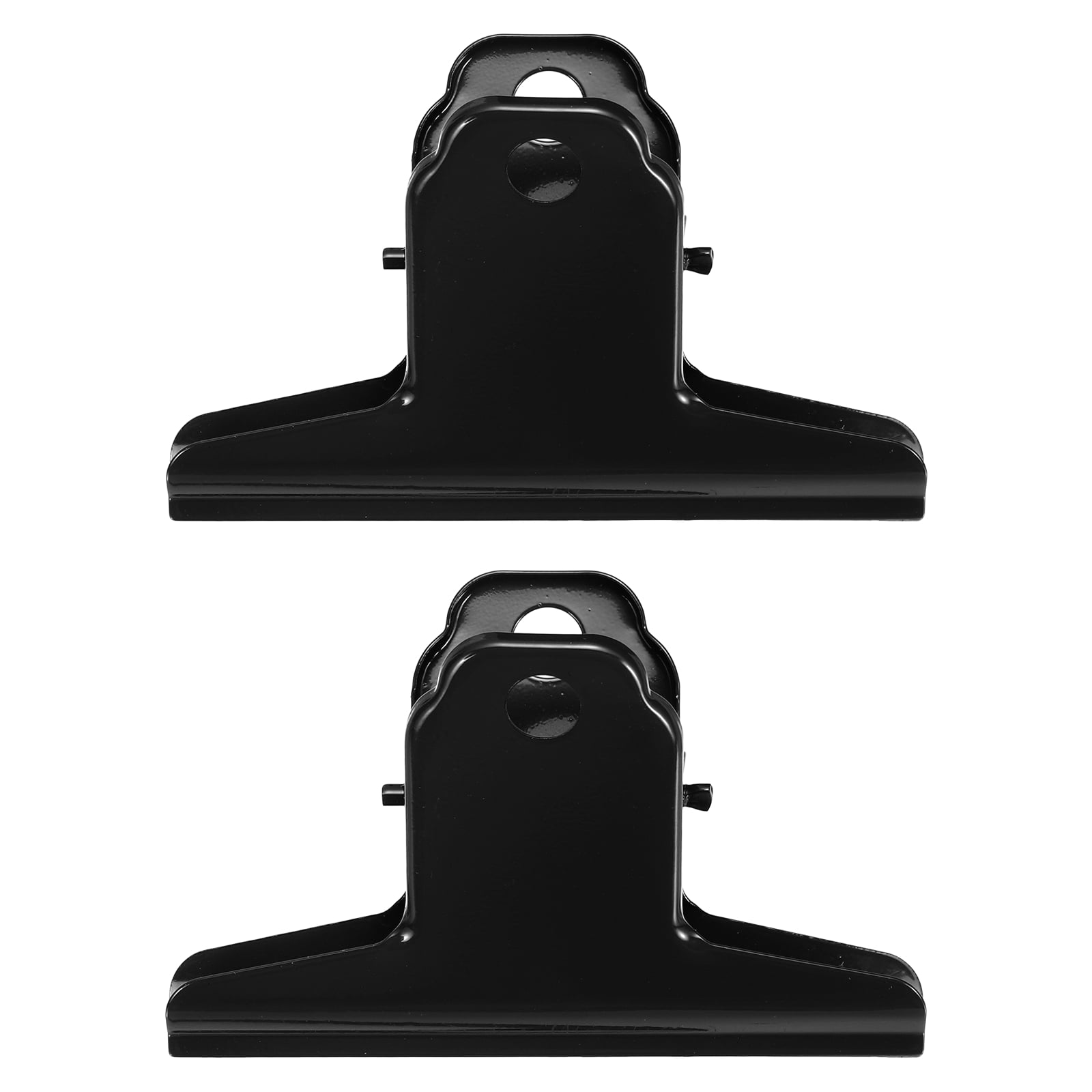 Uxcell 2Pcs Extra Large Binder Clips, 3" Metal Chip Clips Paper Clamps ...