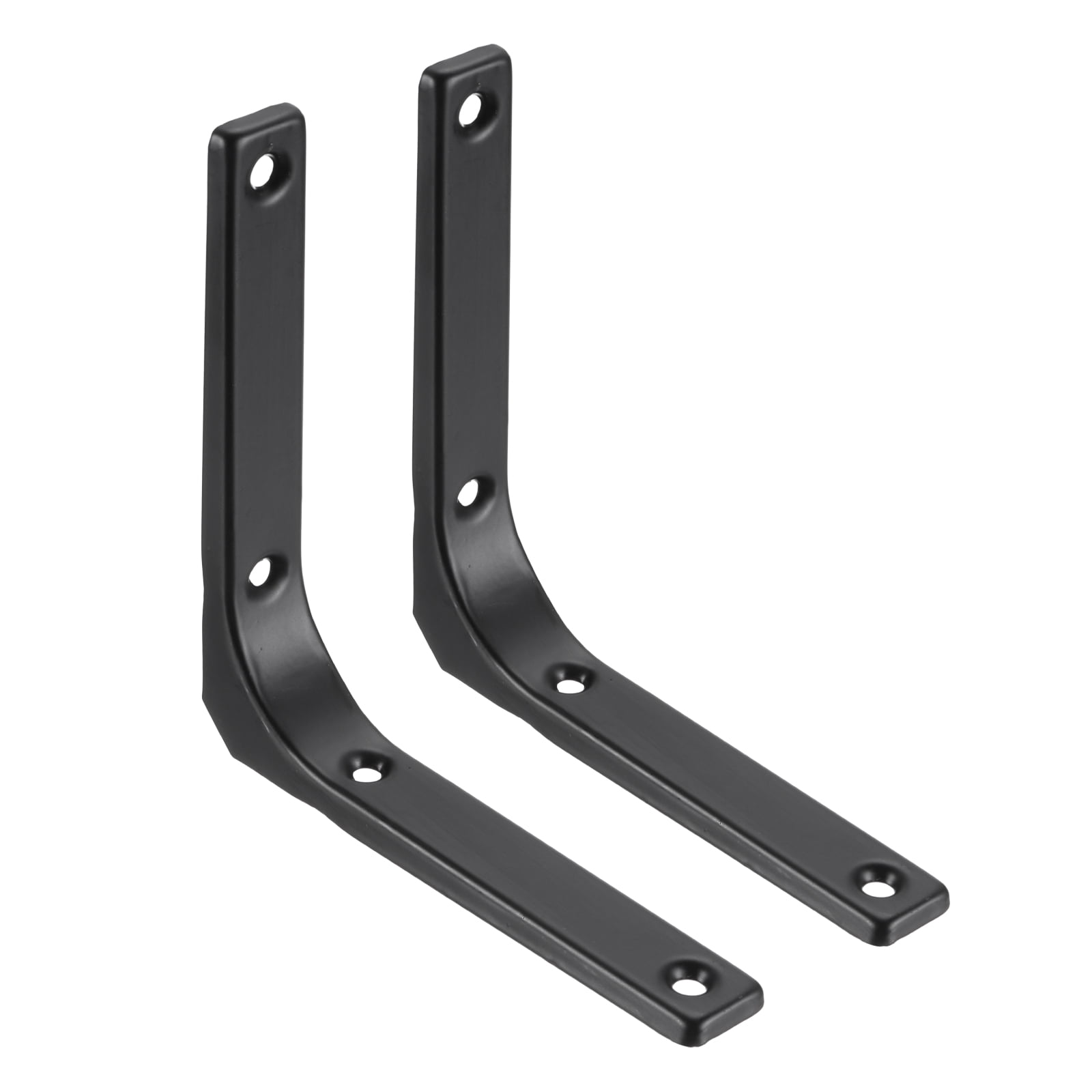 Uxcell 2Pcs Floating Shelf Brackets, 5 x 5 Inch Heavy Duty Wall Shelf ...
