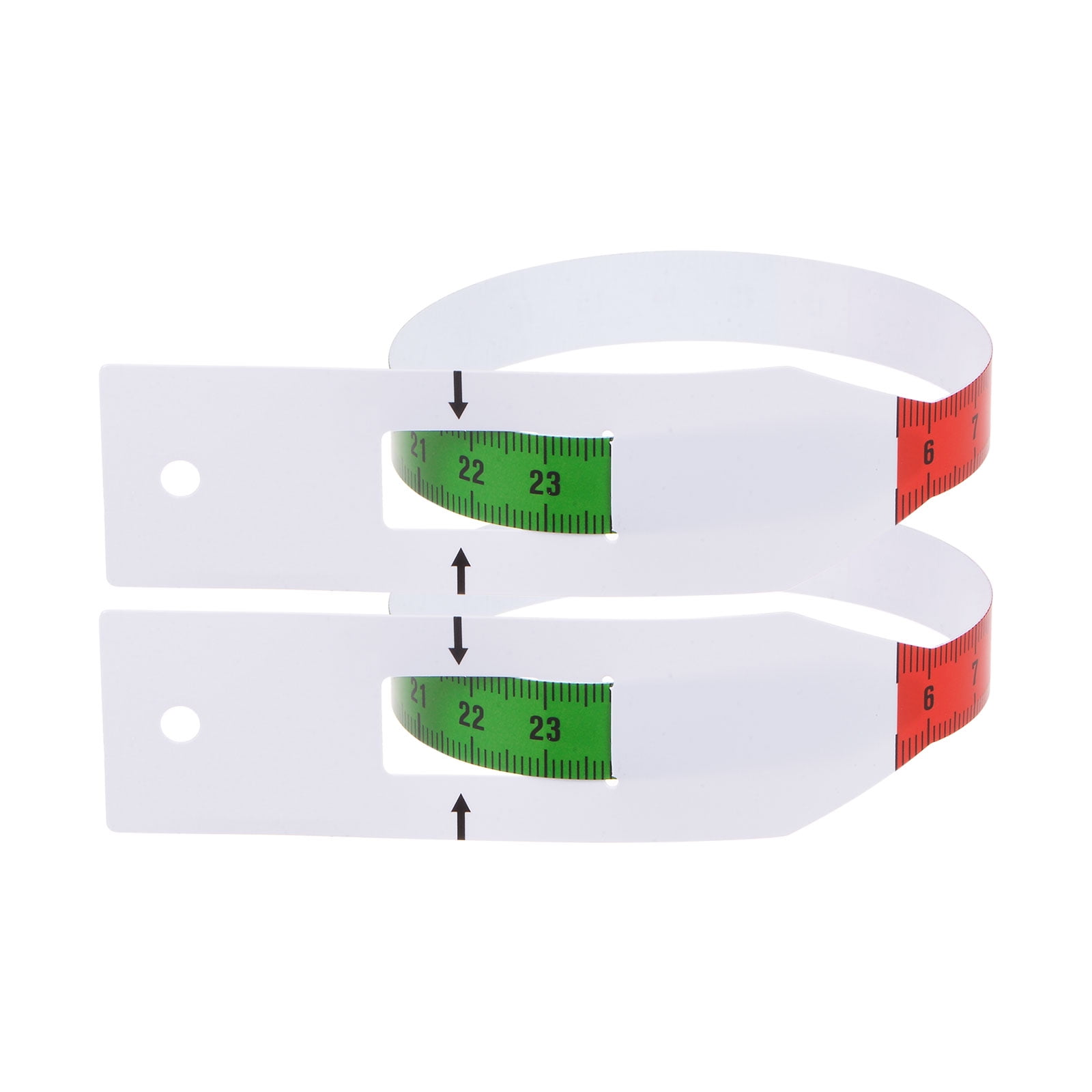 Uxcell 2Pcs Head Circumference Tape 26cm Plastic Measuring Rule Measure ...