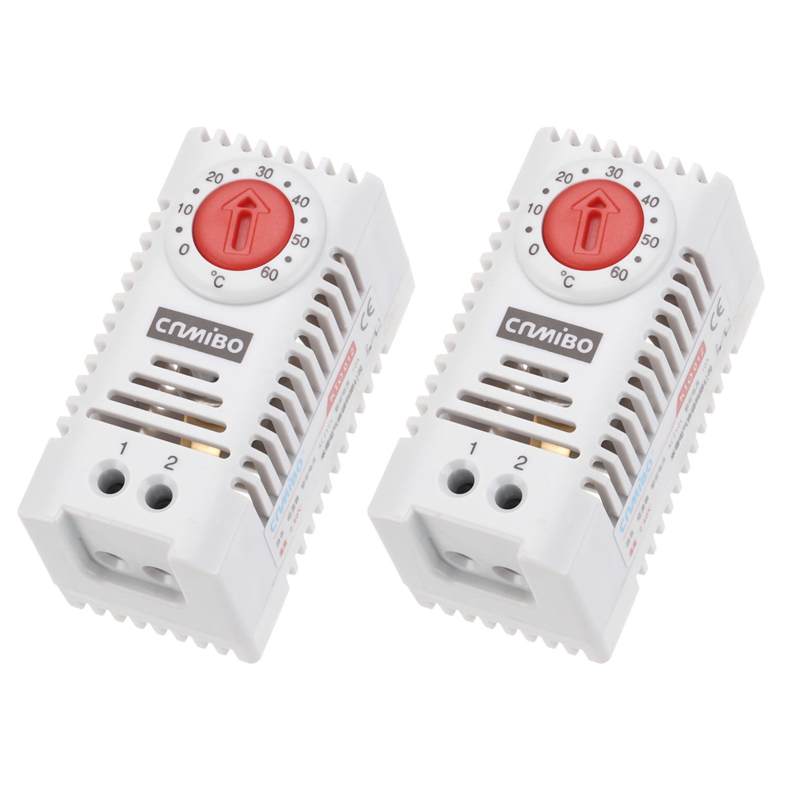 Uxcell 2Pcs Mechanical Switch Thermostat KTO011 Cabinet Temperature ...
