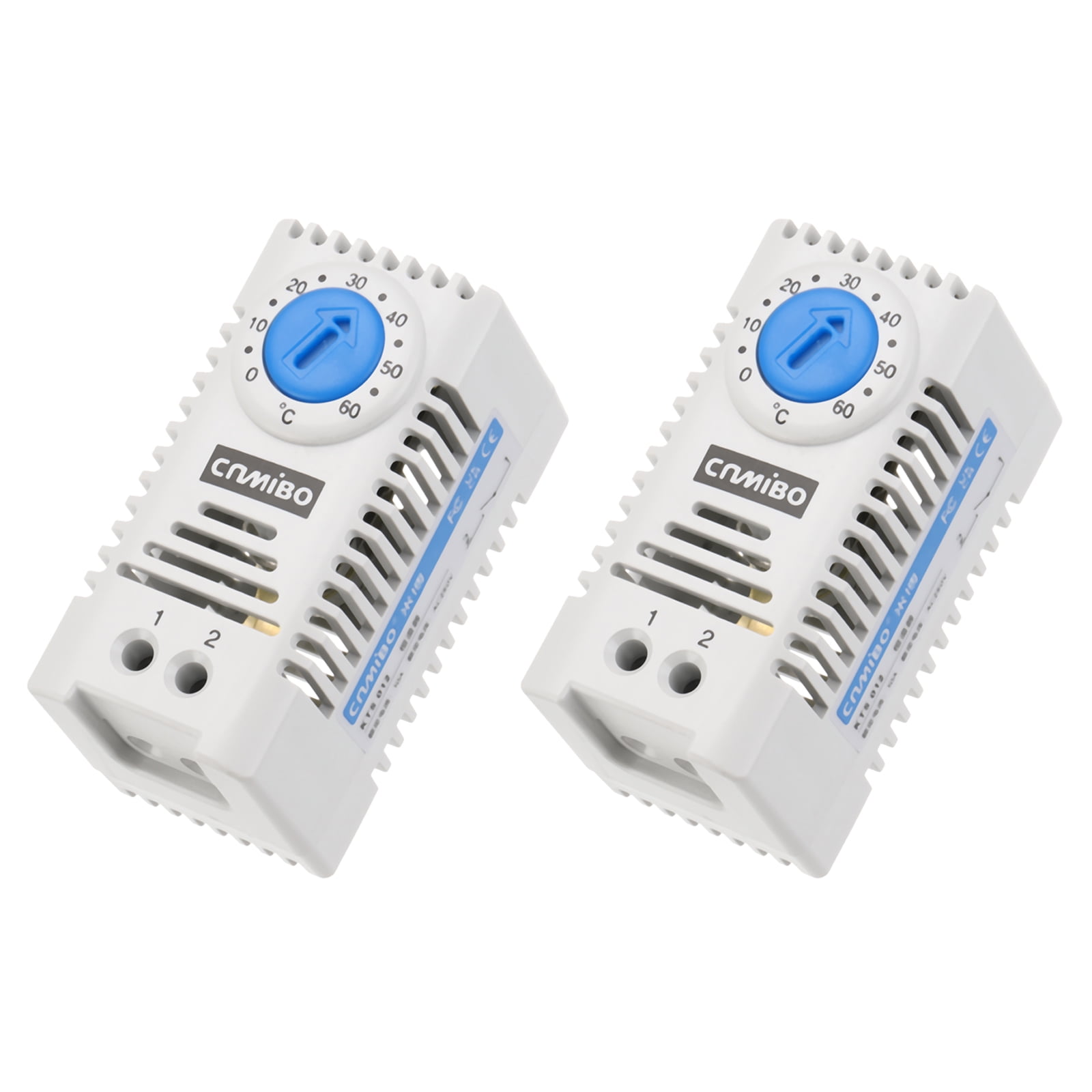 Uxcell 2Pcs Mechanical Switch Thermostat KTS011 Cabinet Temperature ...