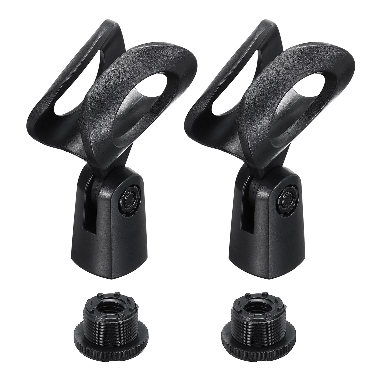 Uxcell 2Pcs Microphone Clips Adjustable Mic Holder Flexible Wireless ...
