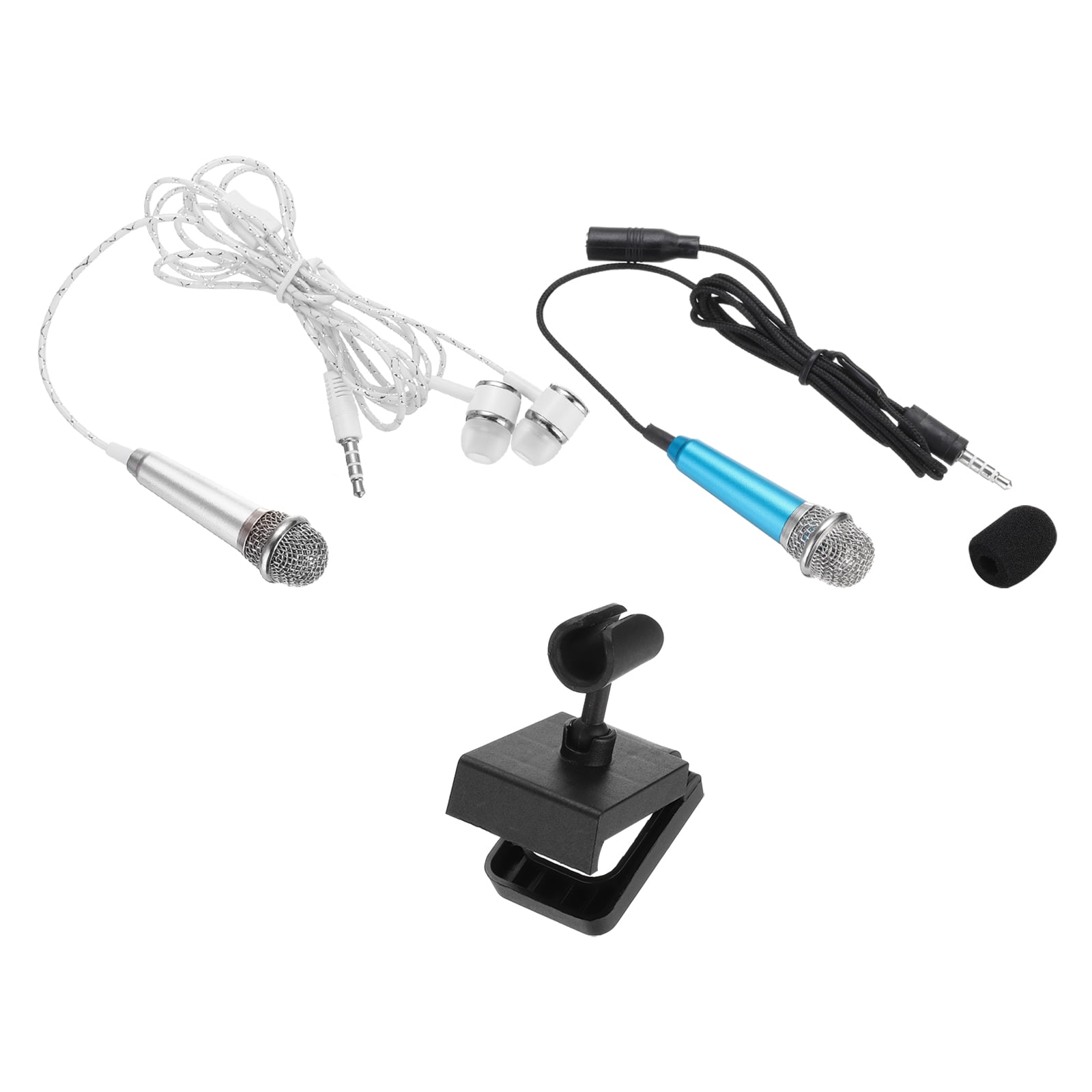 Uxcell 2Pcs Mini Microphone Tiny Microphone Portable Microphone with ...