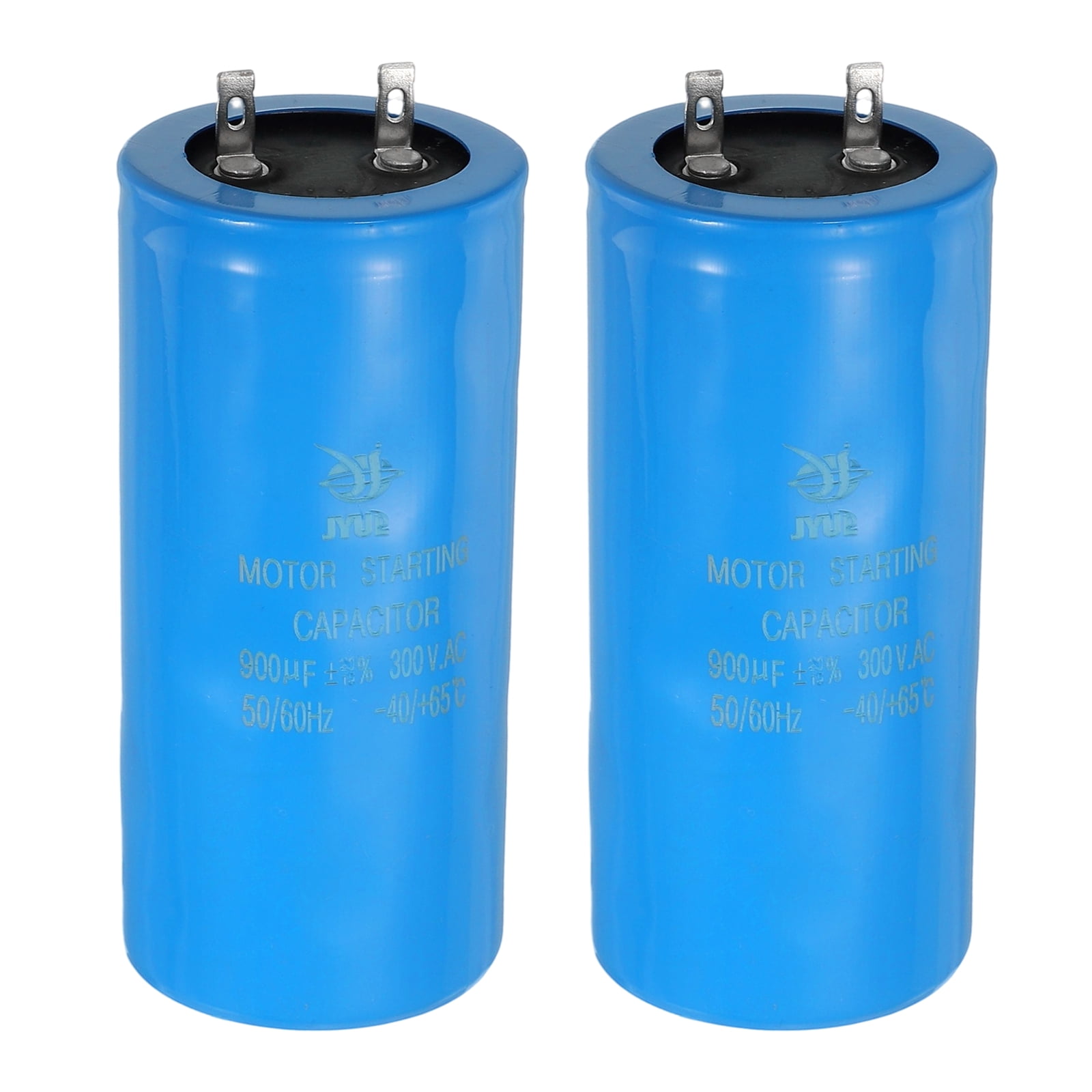 Uxcell 2Pcs Motor Start Capacitor, 900uf 300V CD60 Running Capacitor ...