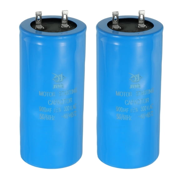 Uxcell 2Pcs Motor Start Capacitor, 900uf 300V CD60 Running Capacitor ...