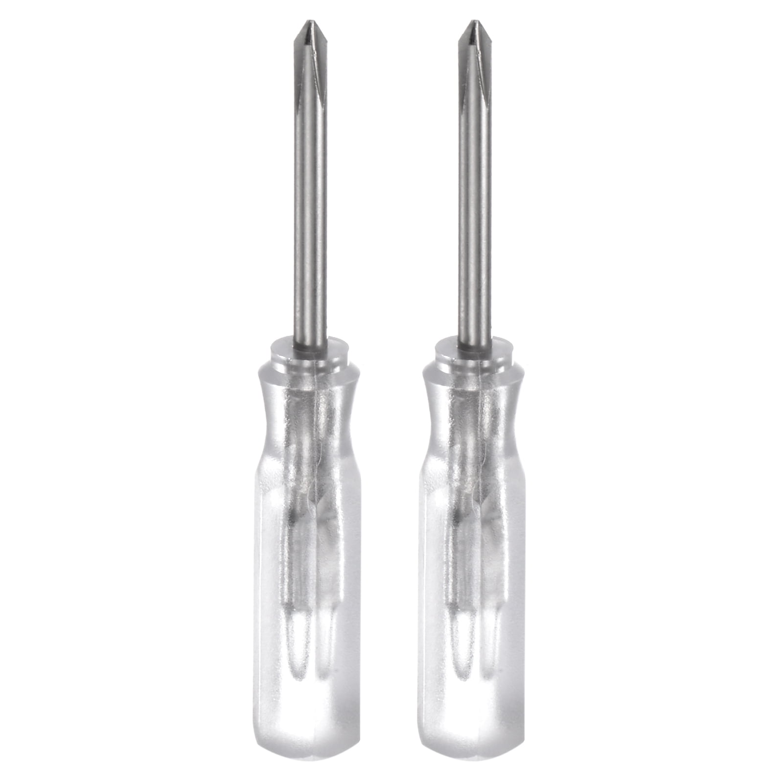 Uxcell 2Pcs PH0 Mini Phillips Screwdriver 2mm Magnetic Cross Head 45mm ...