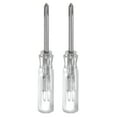 Uxcell 2Pcs PH0 Mini Phillips Screwdriver 2mm Magnetic Cross Head 45mm ...
