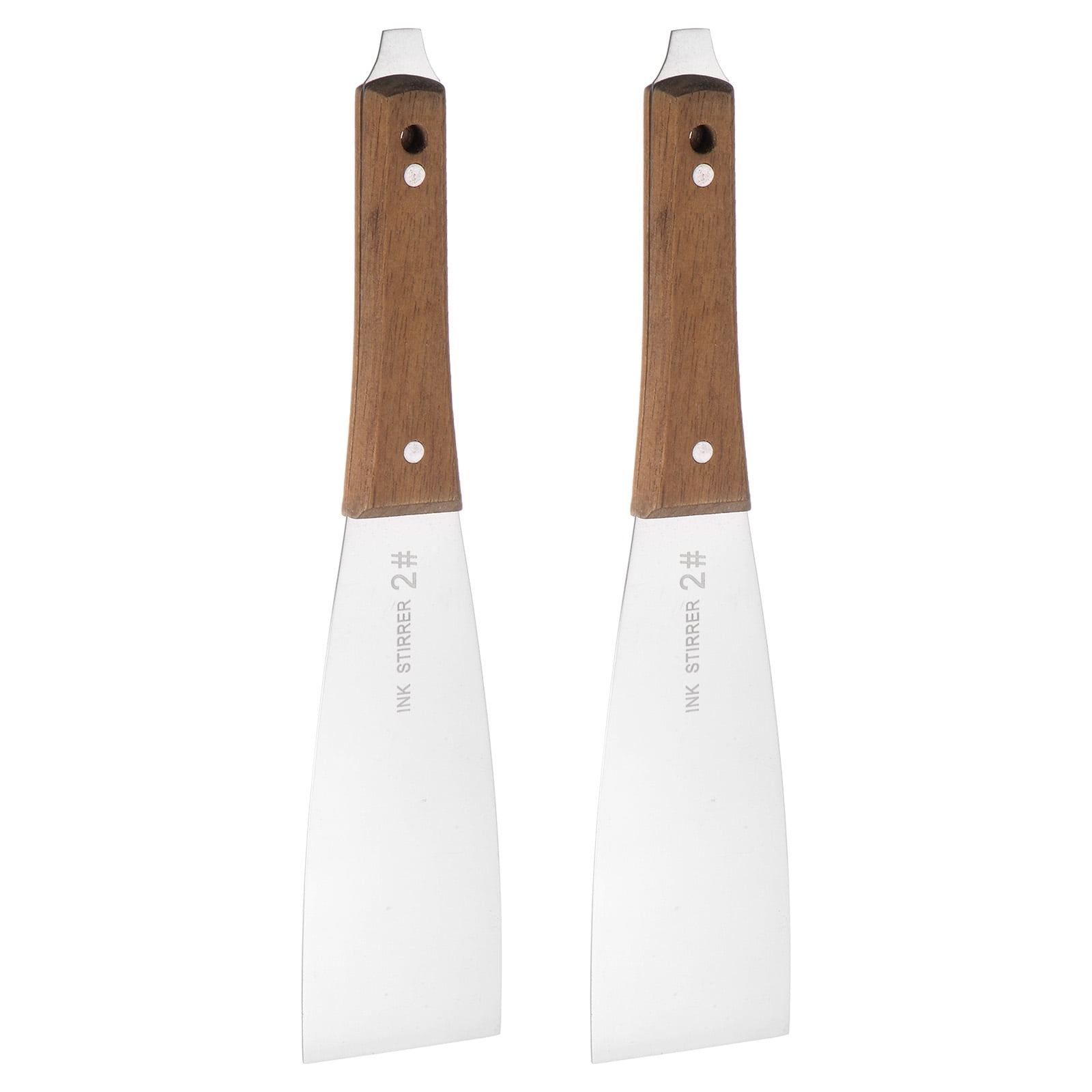 Uxcell 2Pcs Painting knife 60mm Width Shovel Mixing Palette Scraper ...
