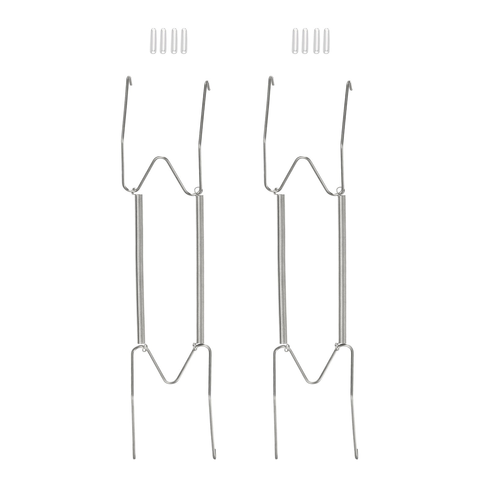 Uxcell 2 Set Stainless Steel Plate Hanger W Type Wall Plate Hangers For ...