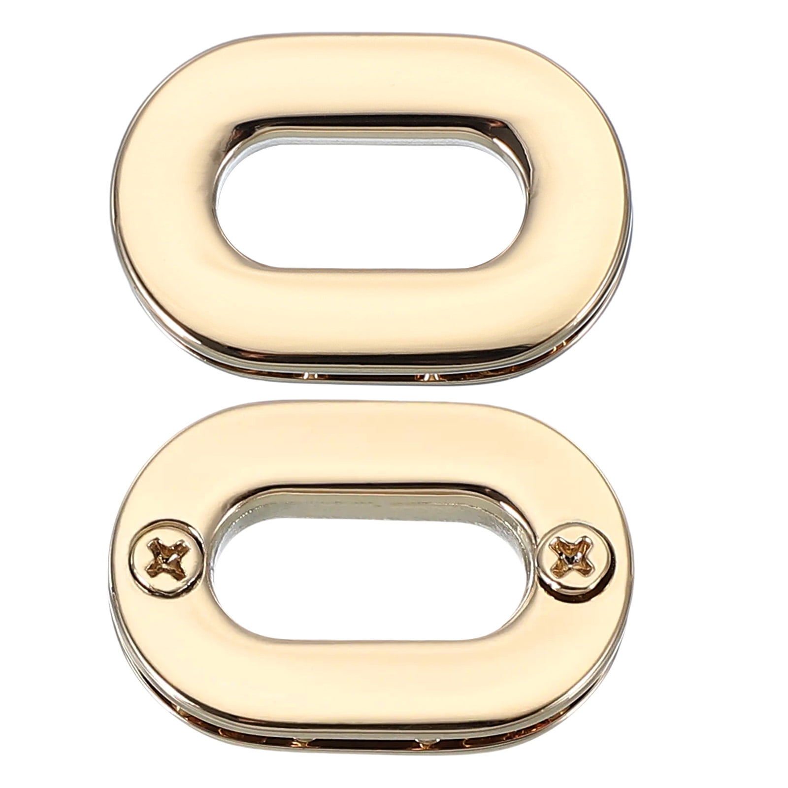 Uxcell 2Pcs Screw Together Grommets, 5/8 inch Alloy Screw-in Oval ...