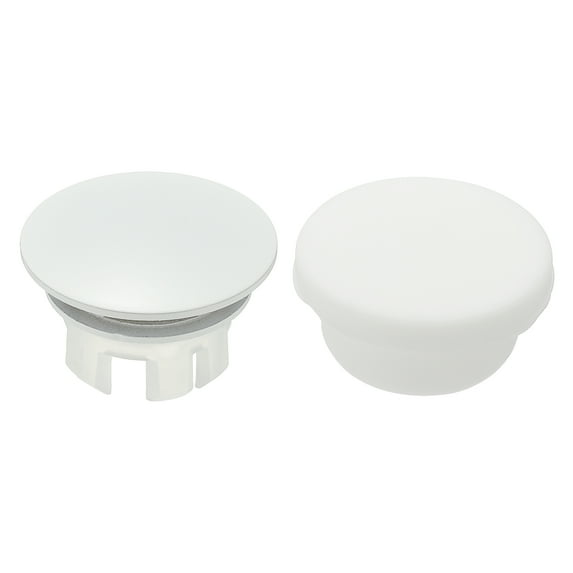 Uxcell 2Pcs Sink Overflow Ring, Universal Sink Overflow Drain Cover ...