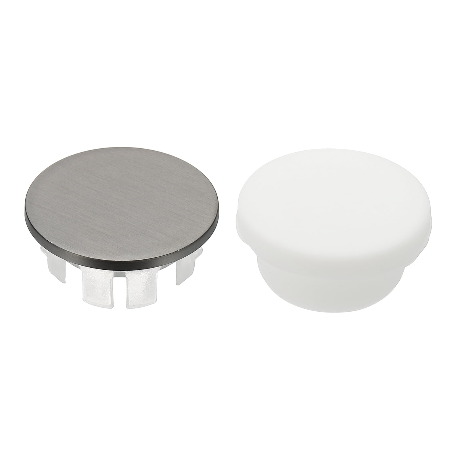Uxcell 2Pcs Sink Overflow Ring, Universal Sink Overflow Drain Cover ...