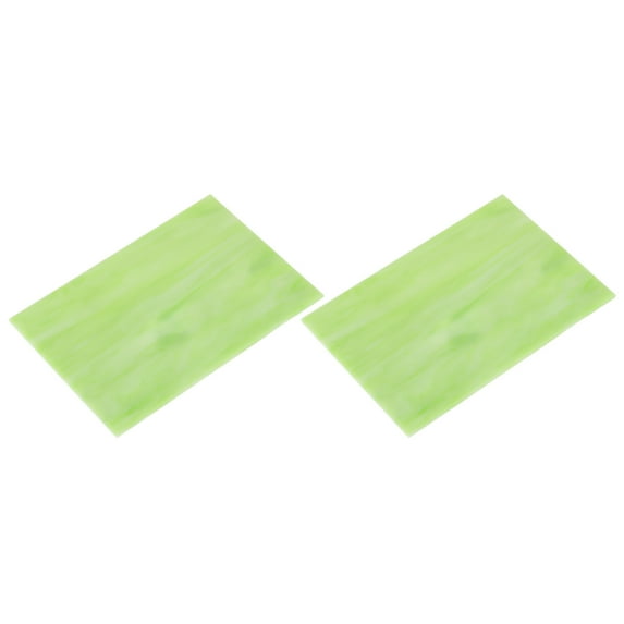 Uxcell 2Pcs Stained Glass Sheet Mosaic Tile Stained Glass Sheets for ...
