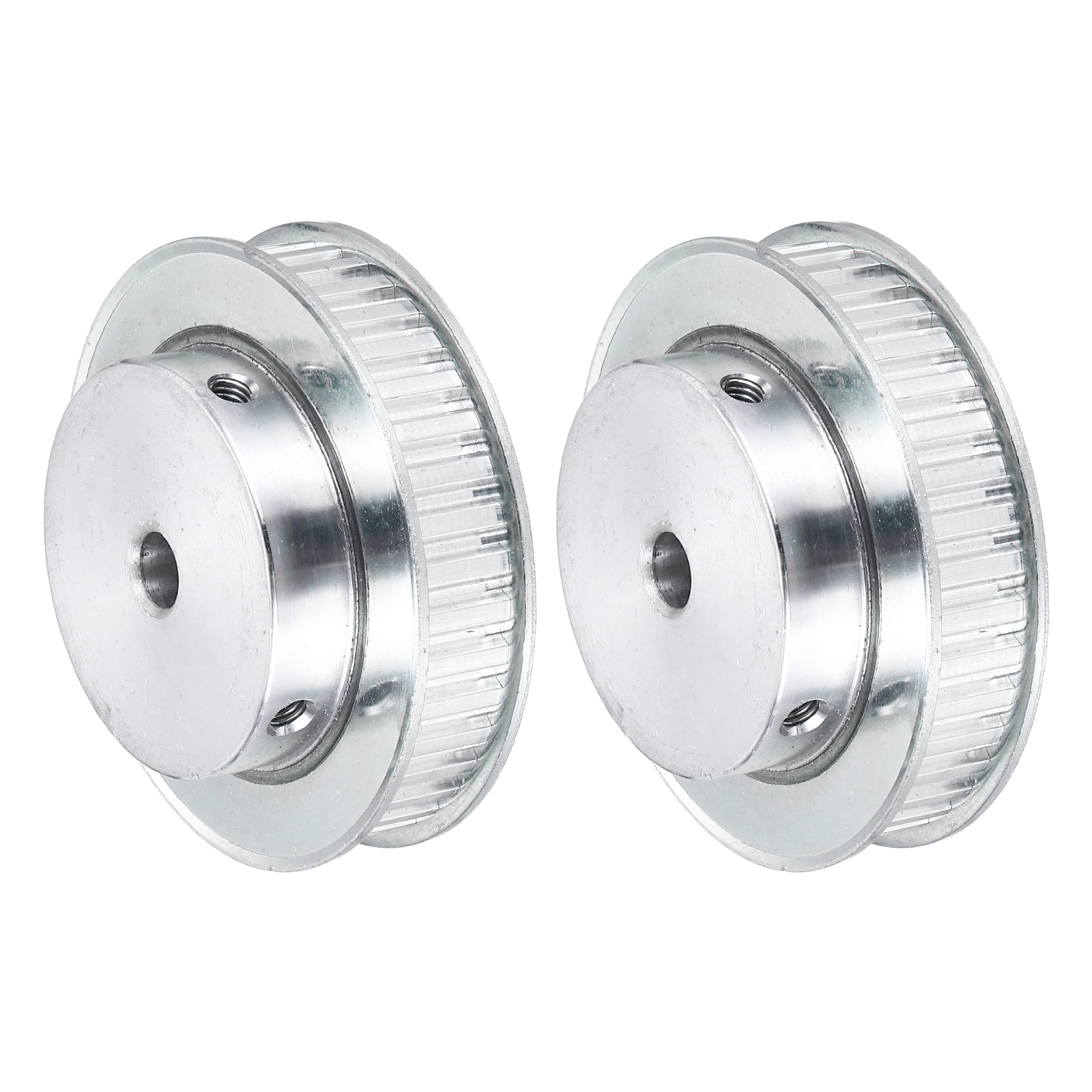 Uxcell 2Pcs Timing Belt Pulley Aluminum Idler Pulley XL40 Teeth 5/16 ...