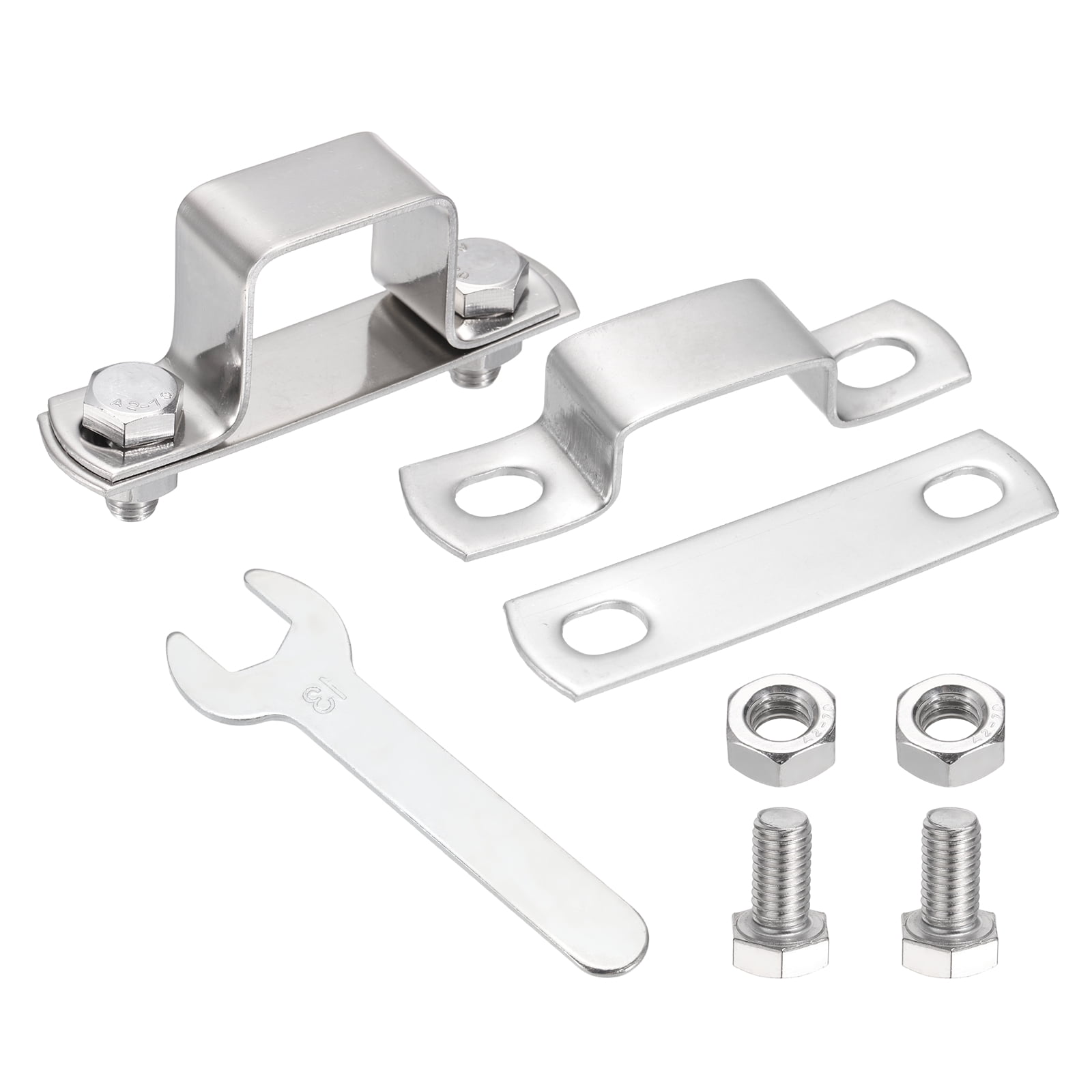 Uxcell 2Pcs U Shape Square Tube Clamp, 35x35mm U Shaped Bracket 304 ...