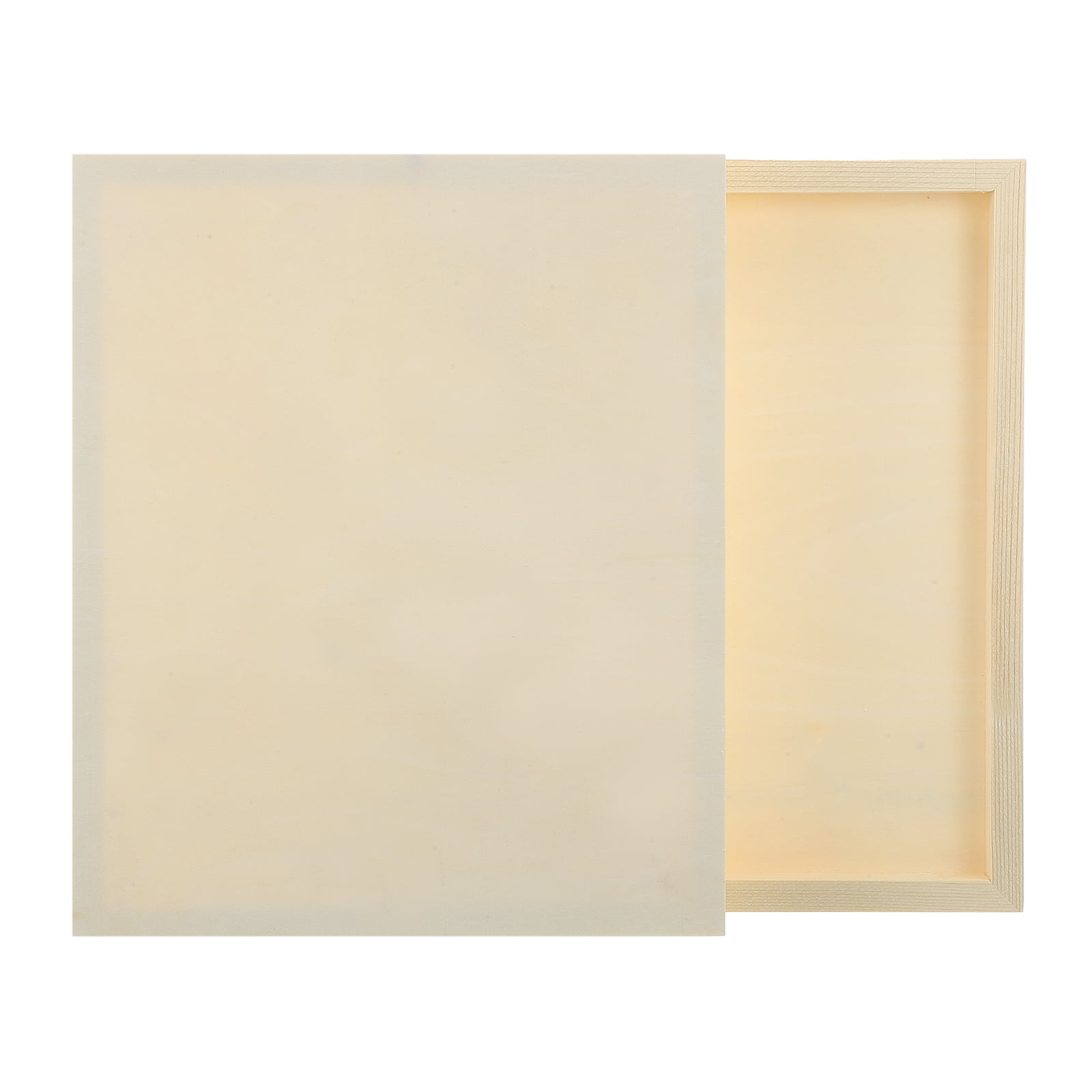 Uxcell 2Pcs Wood Canvas Boards, 10x12 Inch Wood Art Canvases Square ...