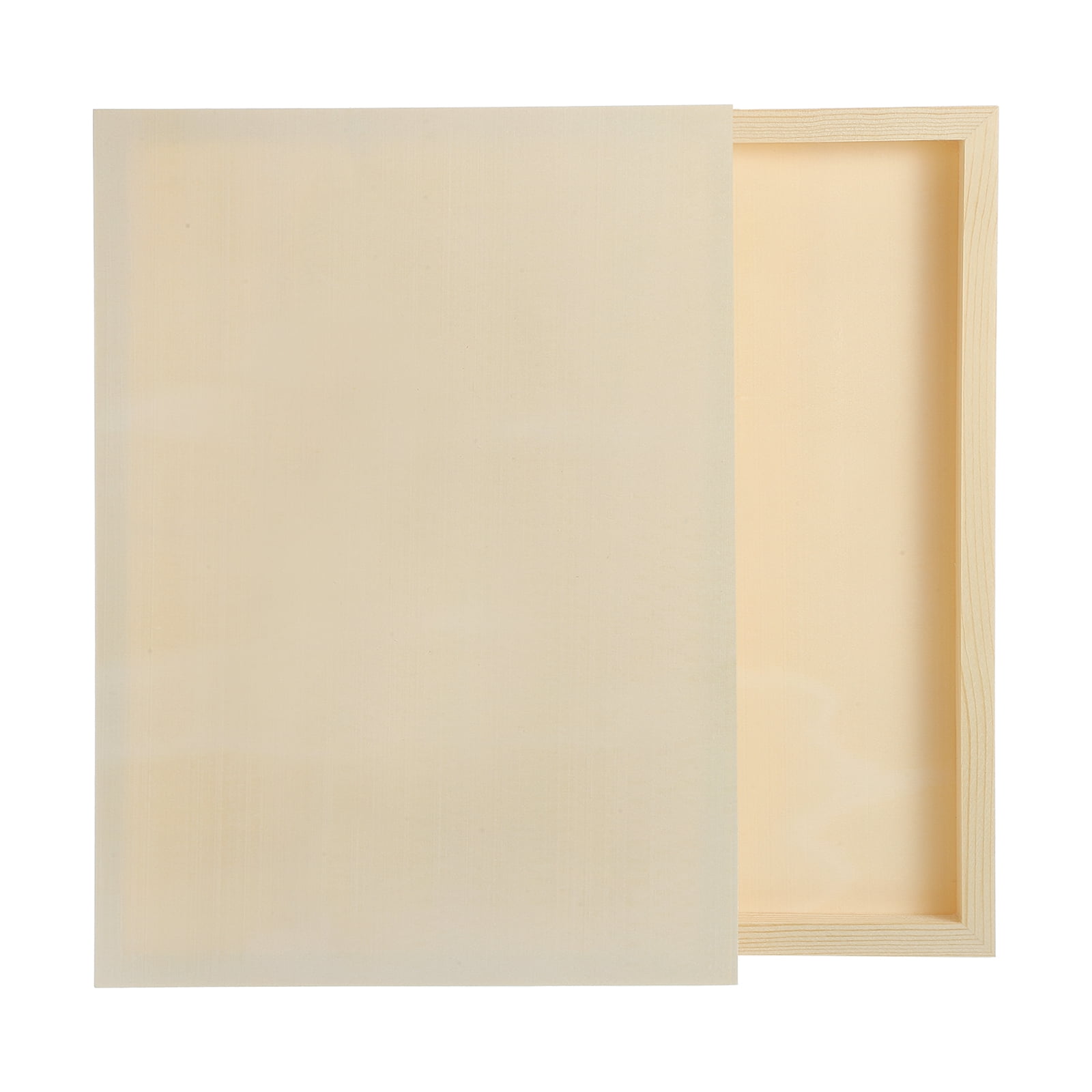 Uxcell 2Pcs Wood Canvas Boards, 9x13 Inch Wood Art Canvases Square ...