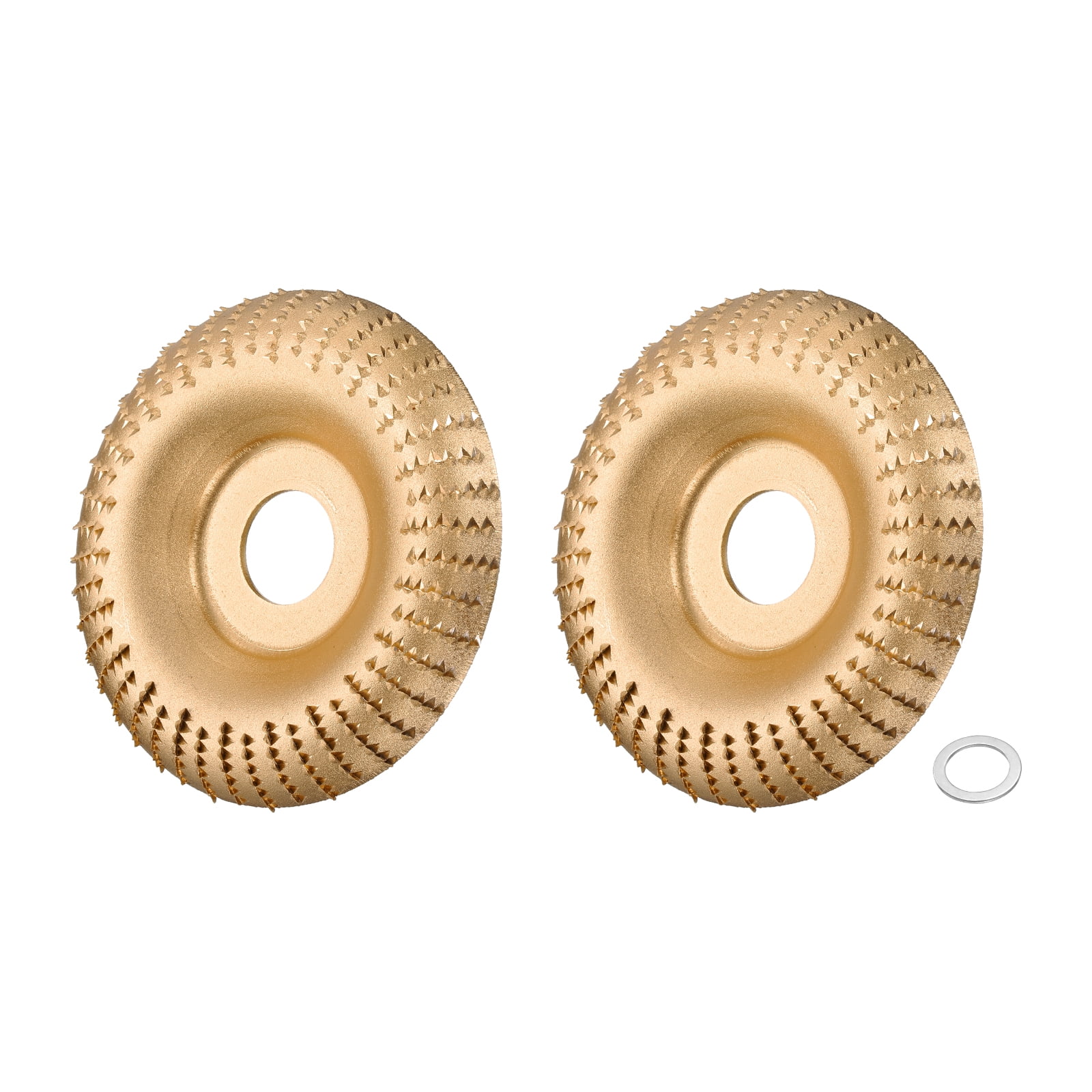 Uxcell 2Pcs Wood Carving Disk Grinder Wheel 4" Angle Grinder Arc ...