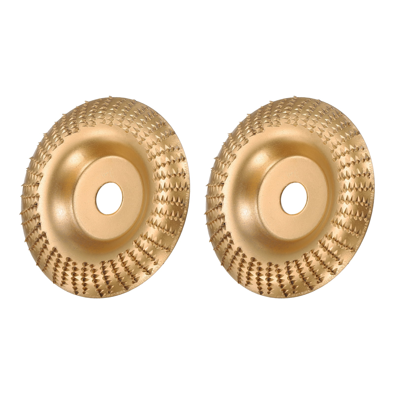 Uxcell 2Pcs Wood Carving Disk Grinder Wheel 4" Angle Grinder Carving ...