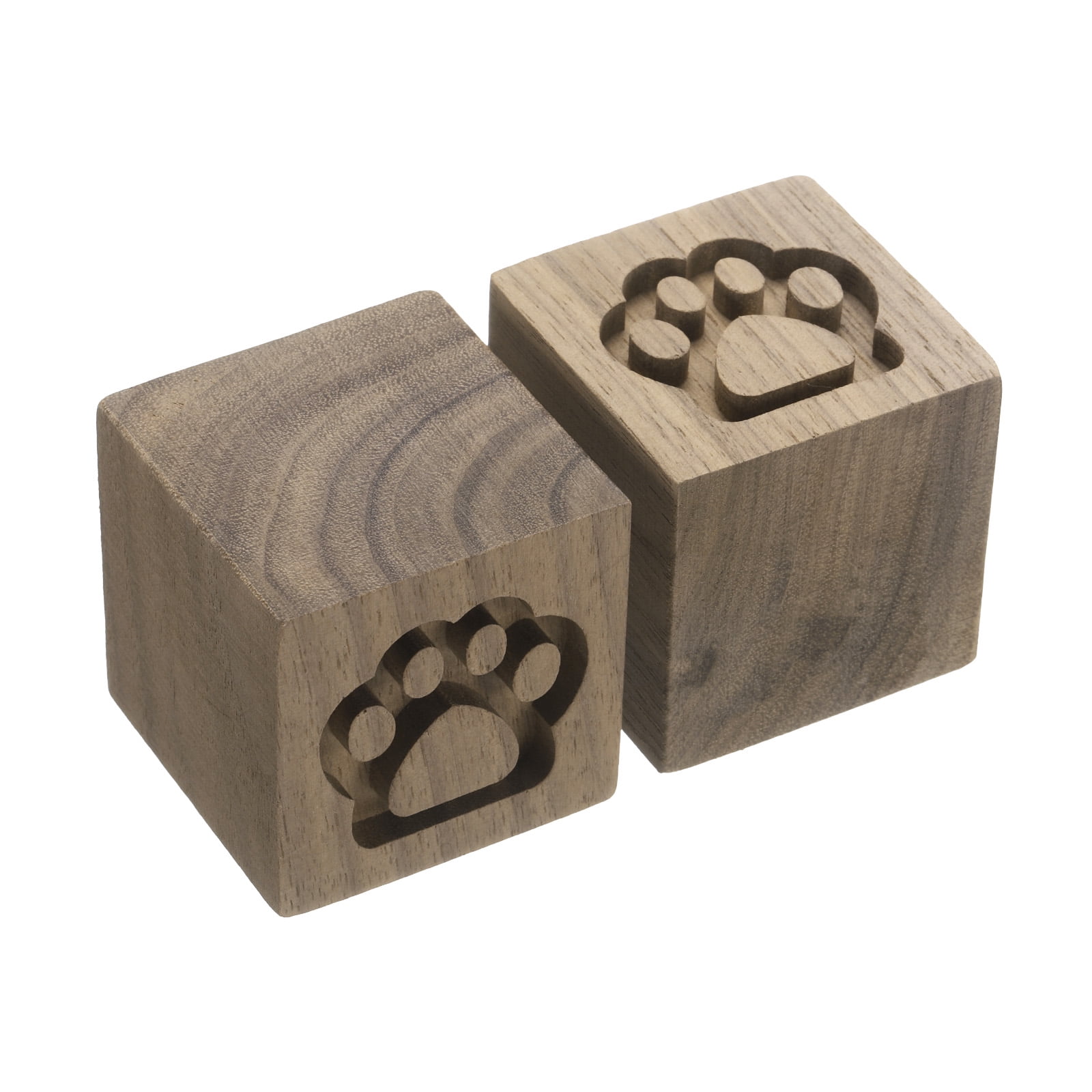 Uxcell 2Pcs Wood Essential Oil Diffuser, Black Walnut Cat's Paw Car ...