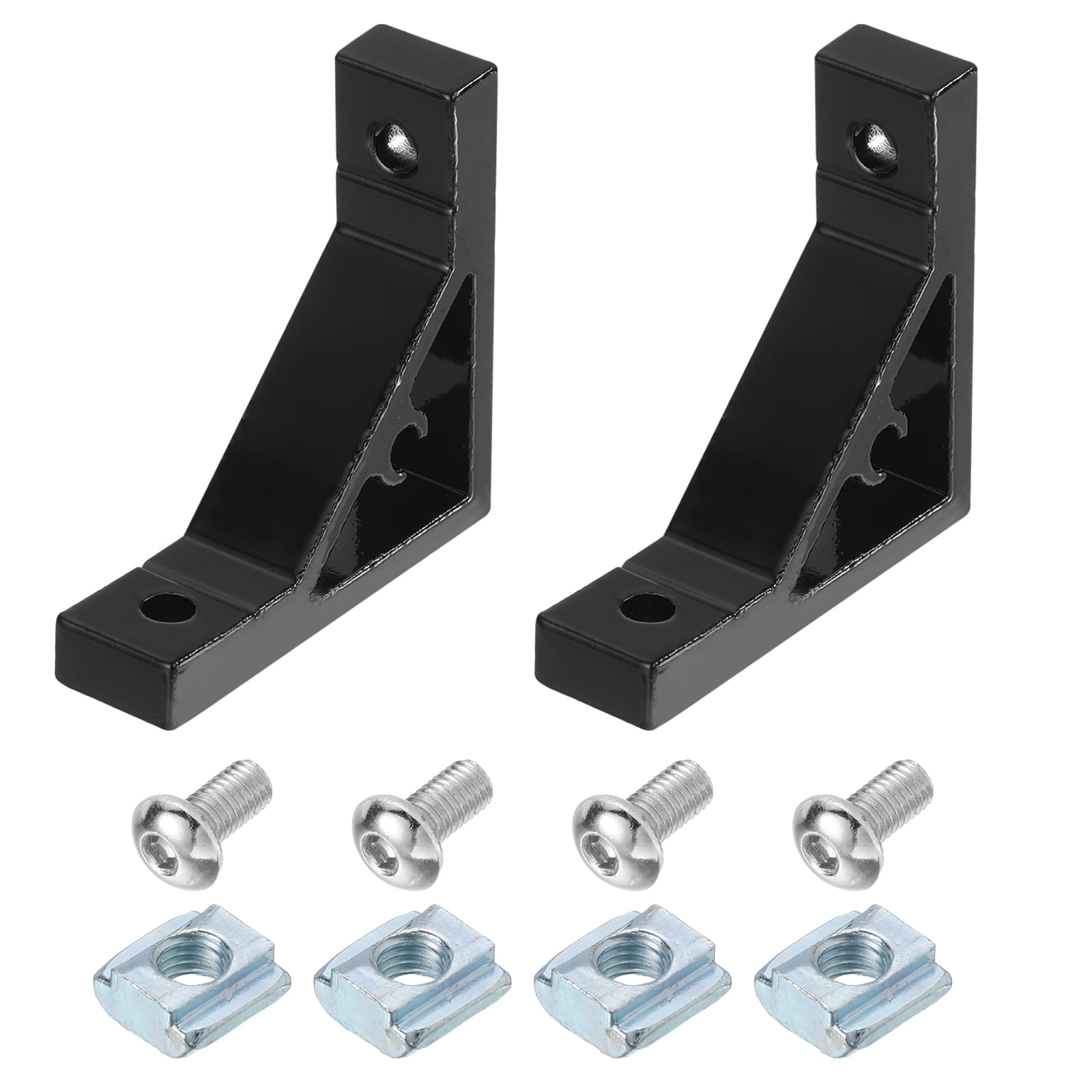 Uxcell 2Set 90 Degree Angle Aluminum Profile Corner Bracket Joint ...