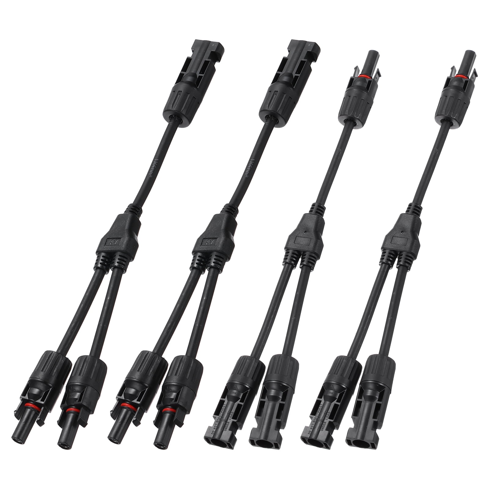 Uxcell 2Set Solar Panel Connector Y Branch Parallel Adapter 1000V IP67 ...